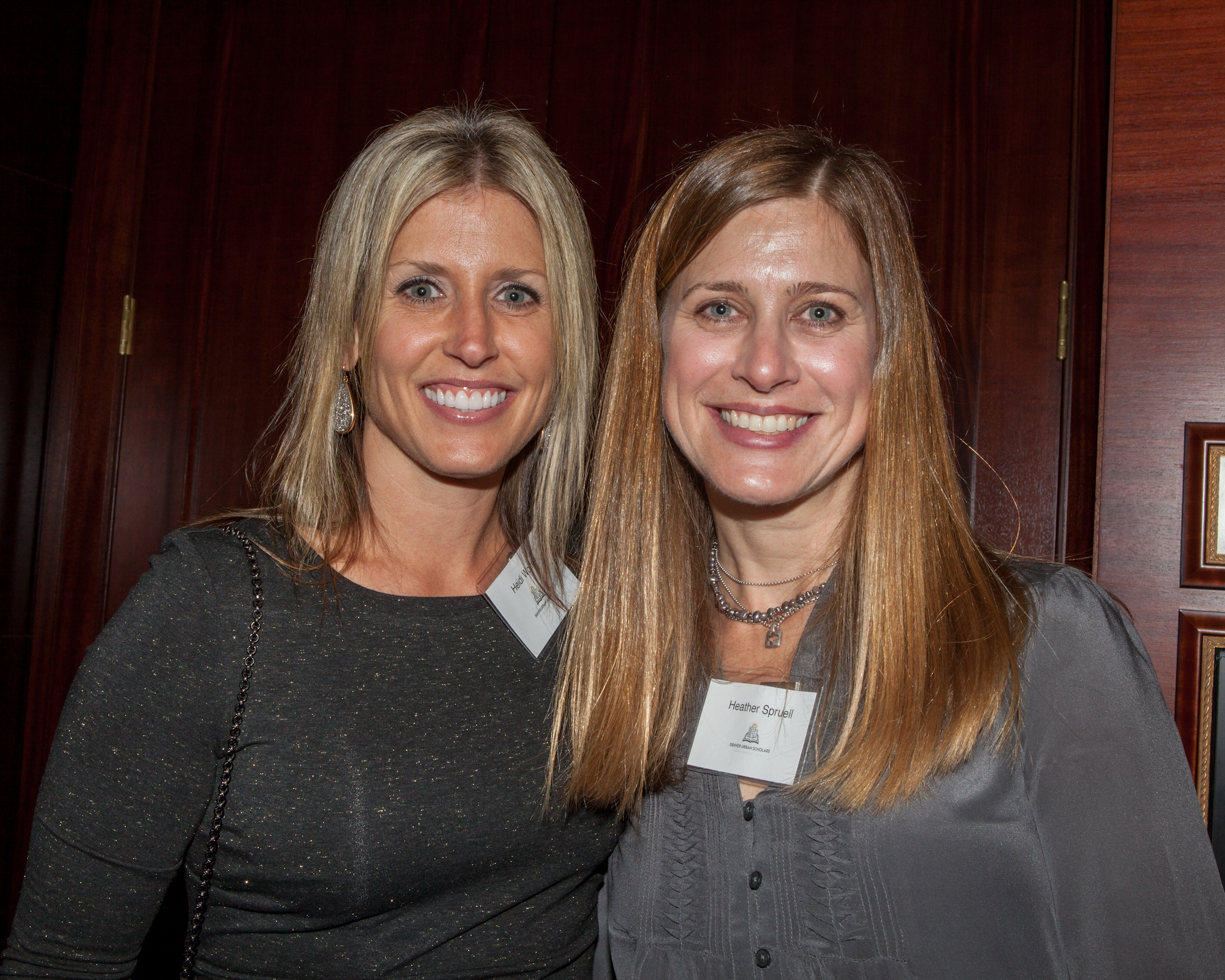 Heidi Wolfe (left) with Heather Spruell