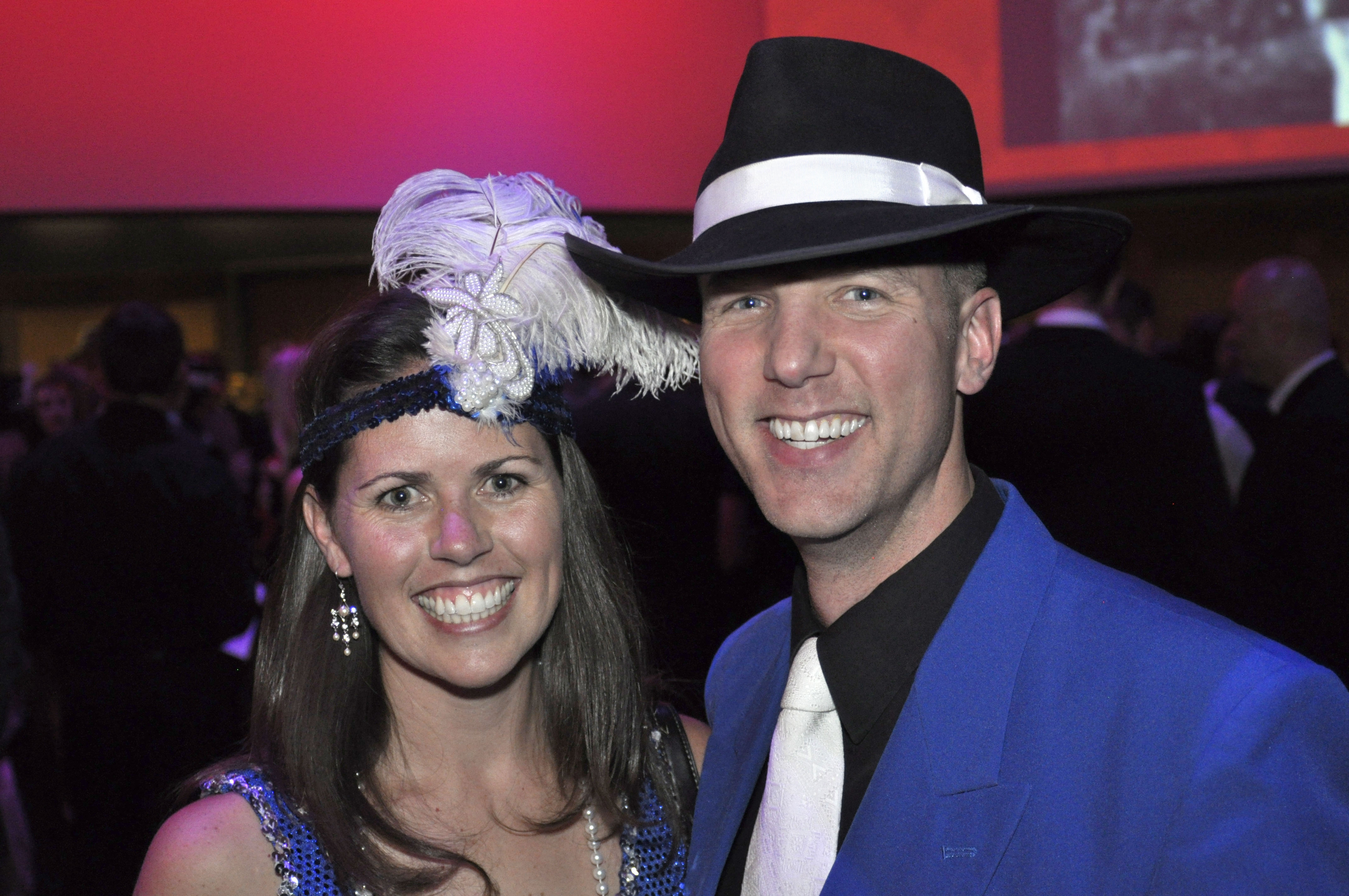 Erin and Dan Kobler dressed to impress