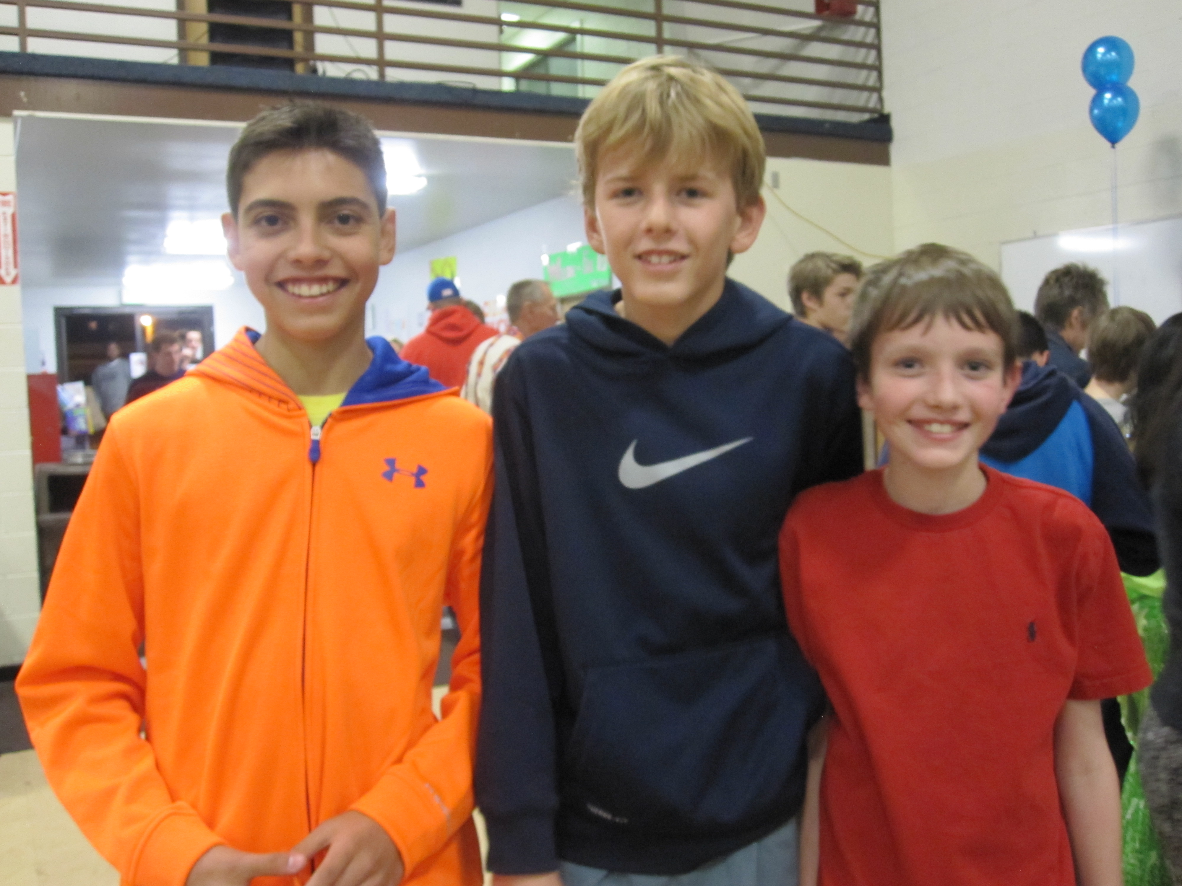 L to R: Jared, Ryan, Ethan