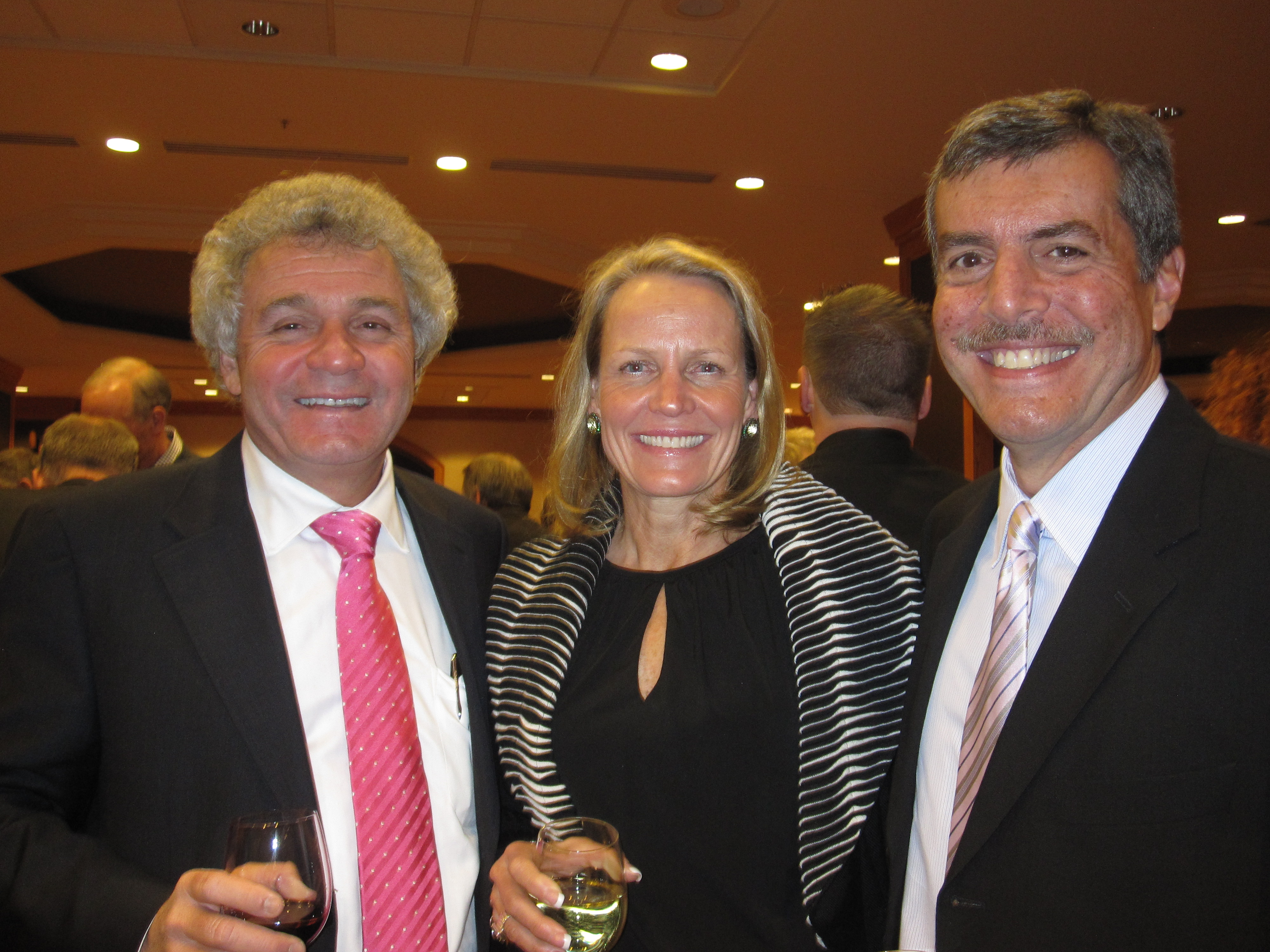 L to R: Raymond Mencini, Kathie & Steve George