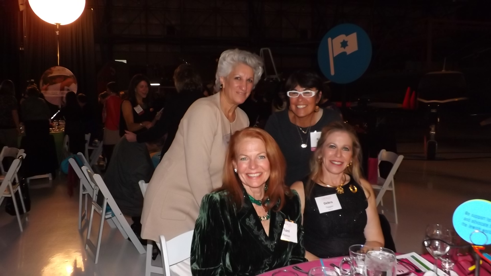 Ellen Premack & Future HYM Nancy Alterman standing, Toni Palmer & HYM ...