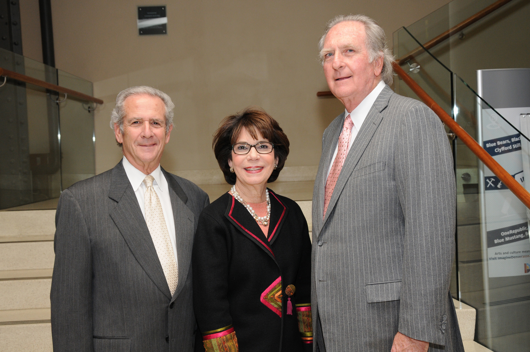 Rabbi Steven and Senator Joyce Foster and Norman Brownstein, award ...