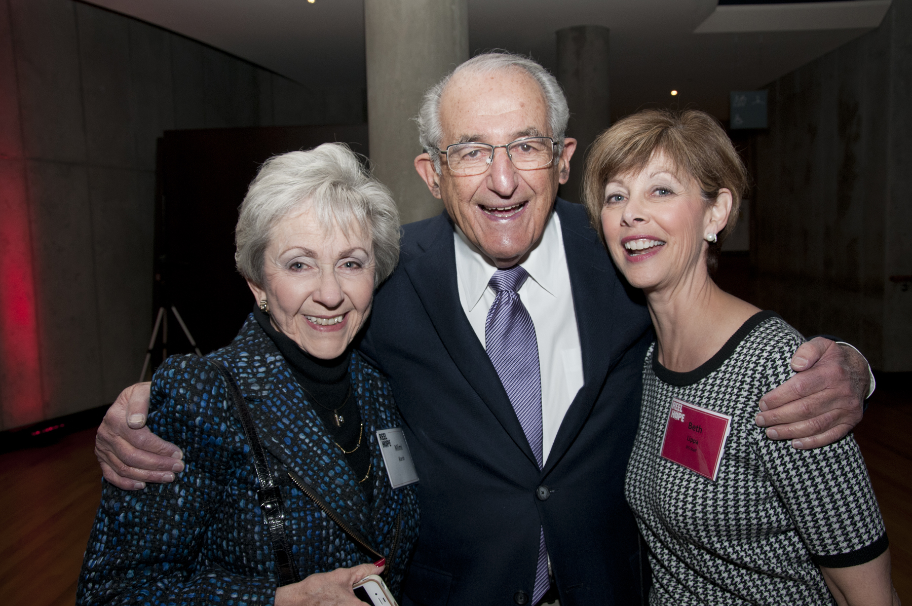 Mimi Karsh, Leland Huttner, Beth Lippa