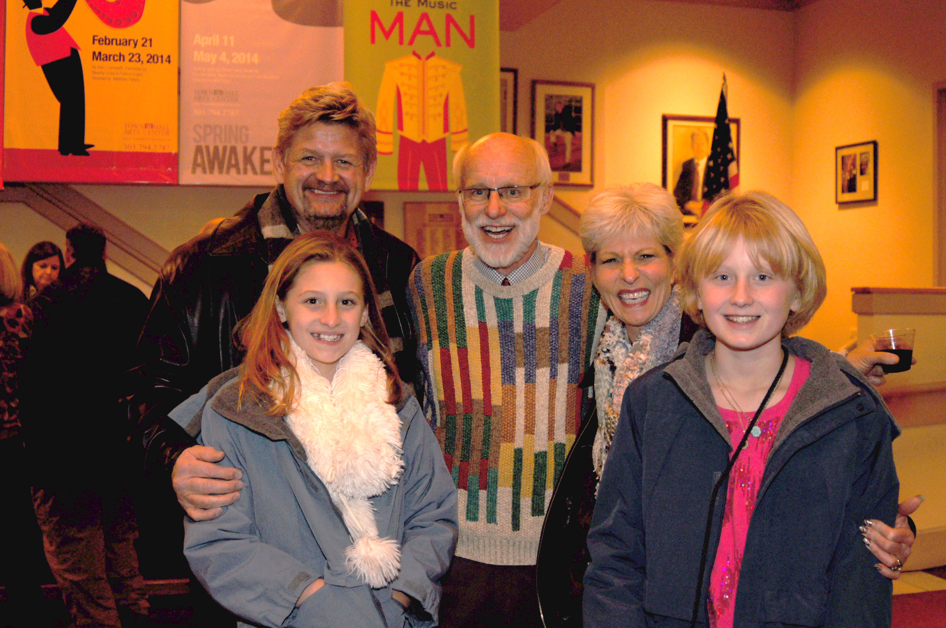Steve Merrill, David Nestor, Lynn Merrill, Madison and Lexi