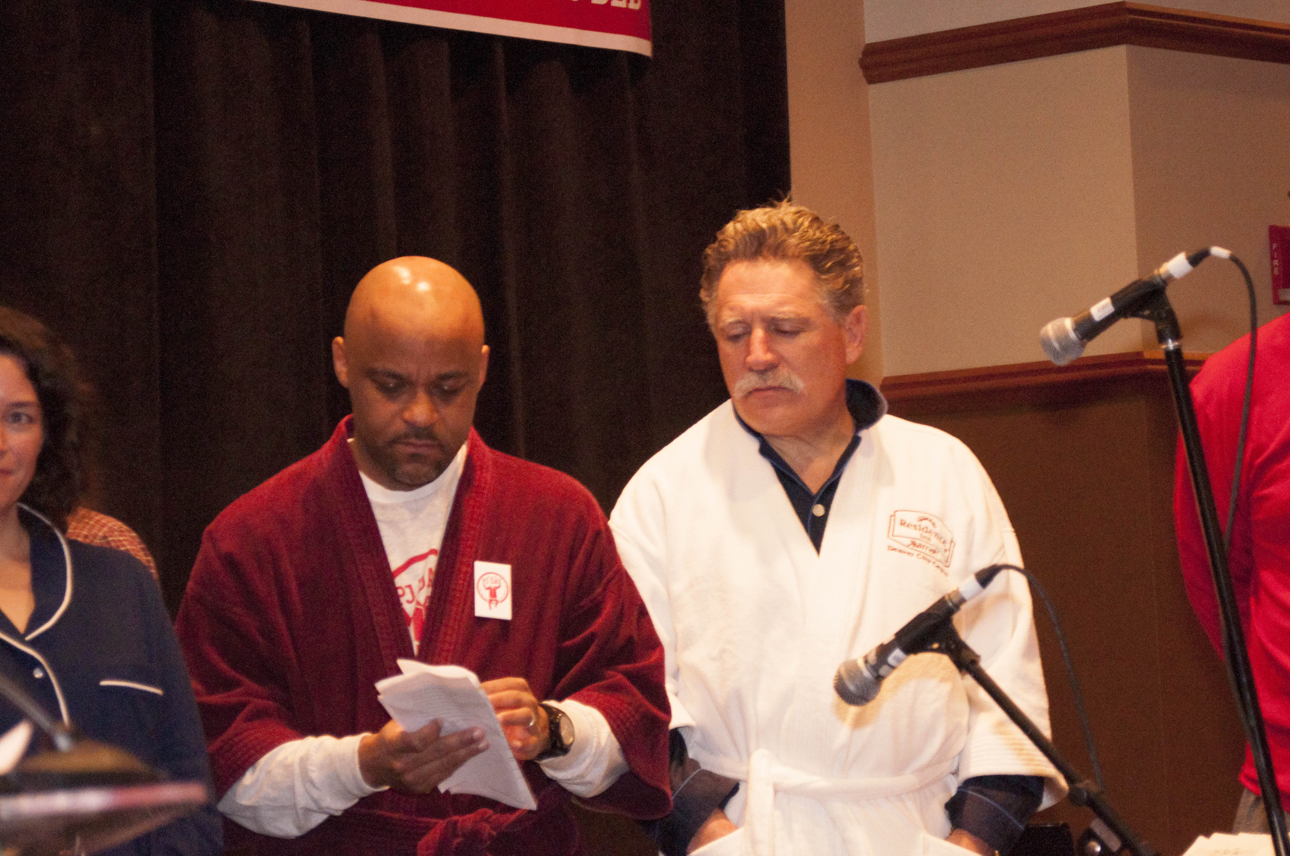 Mayor Hancock and Walter Isenberg