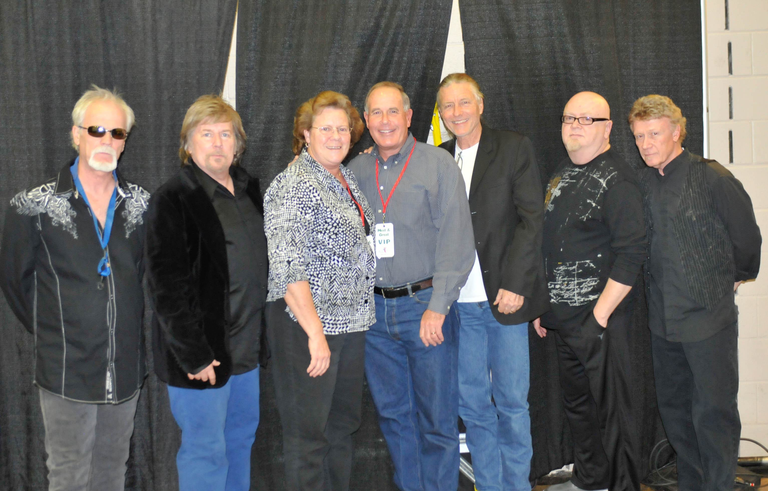 Firefall members with Janet and Steve Miller