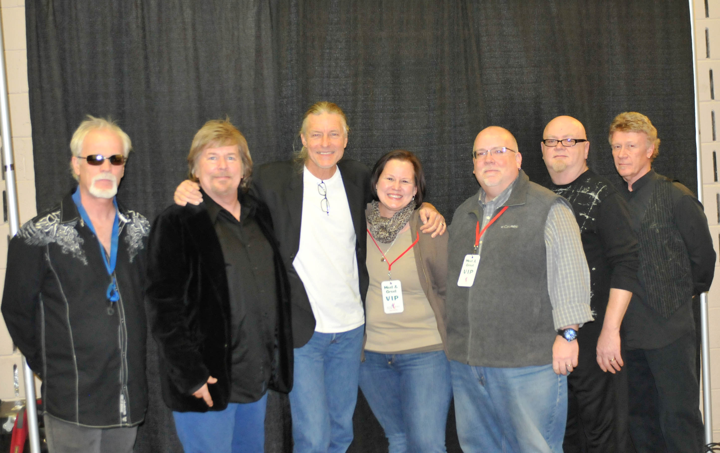 Firefall members with Justine and David Wickhem