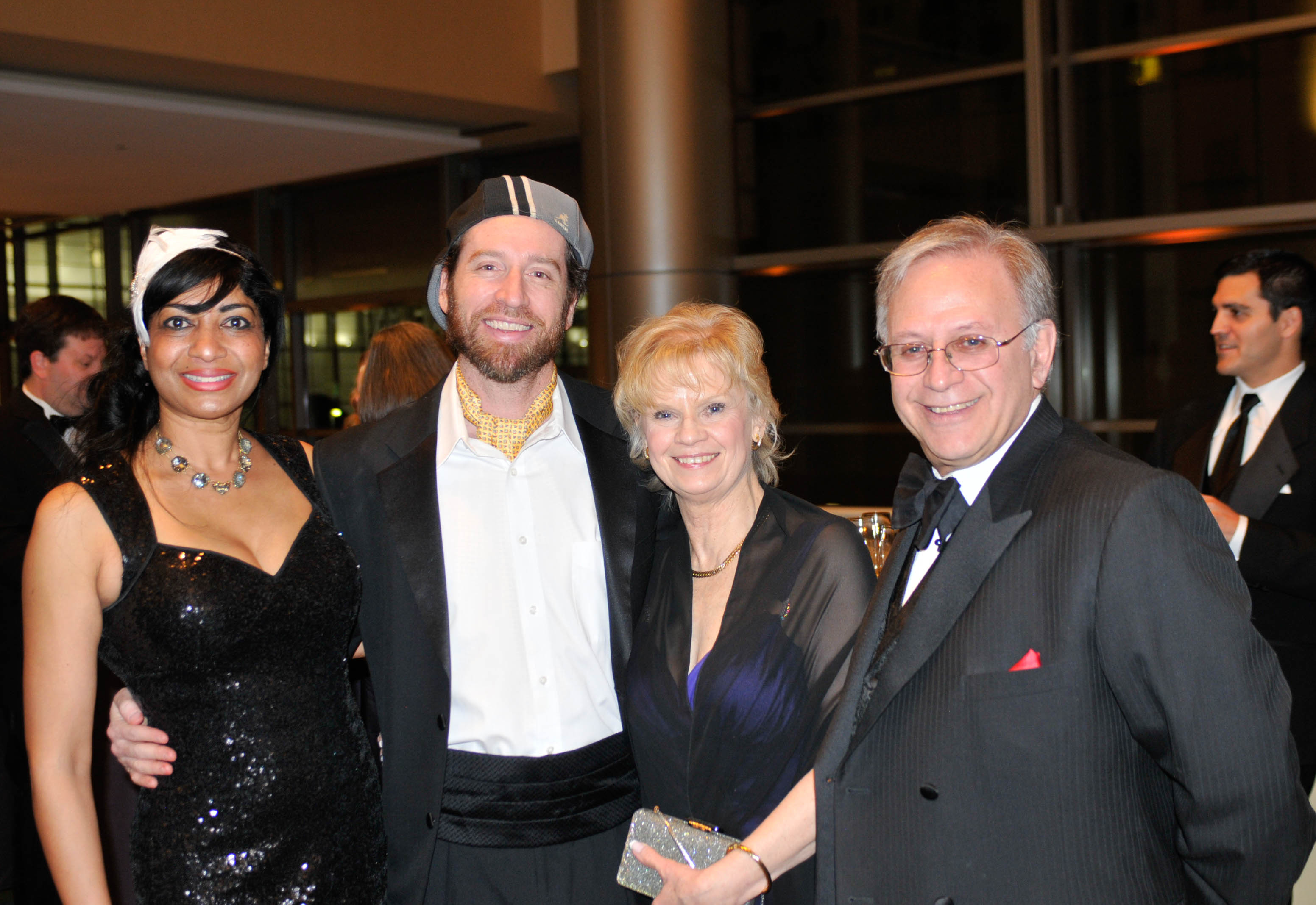 Fatima Dias, left, Steven Weisberg, Lyn and Dr. Michael Schaffer