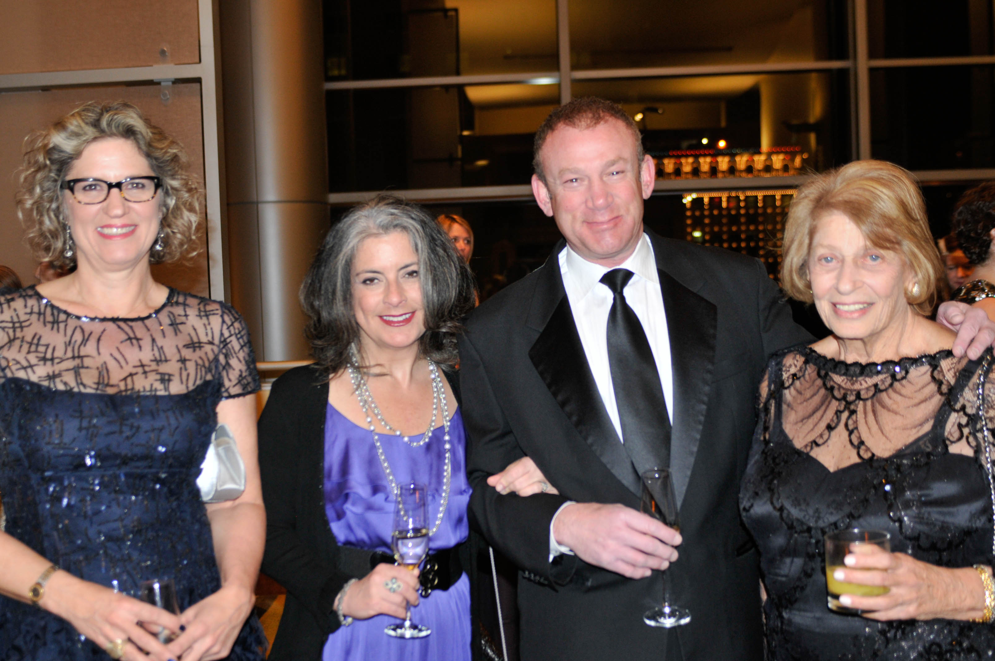 Diana Anderson, left, Sue and Doug Seserman and Joyce Zeff