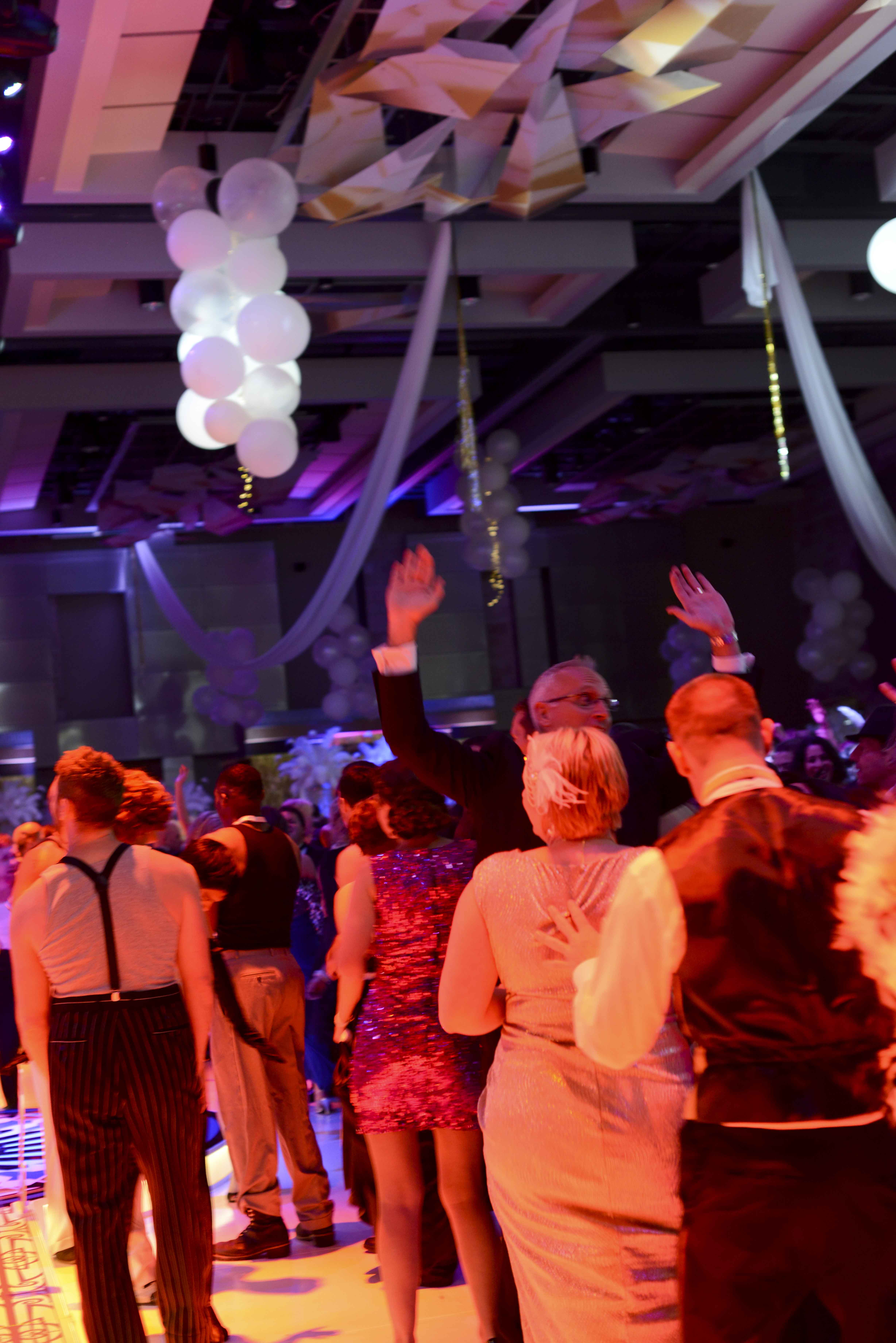 Attendees danced into the night