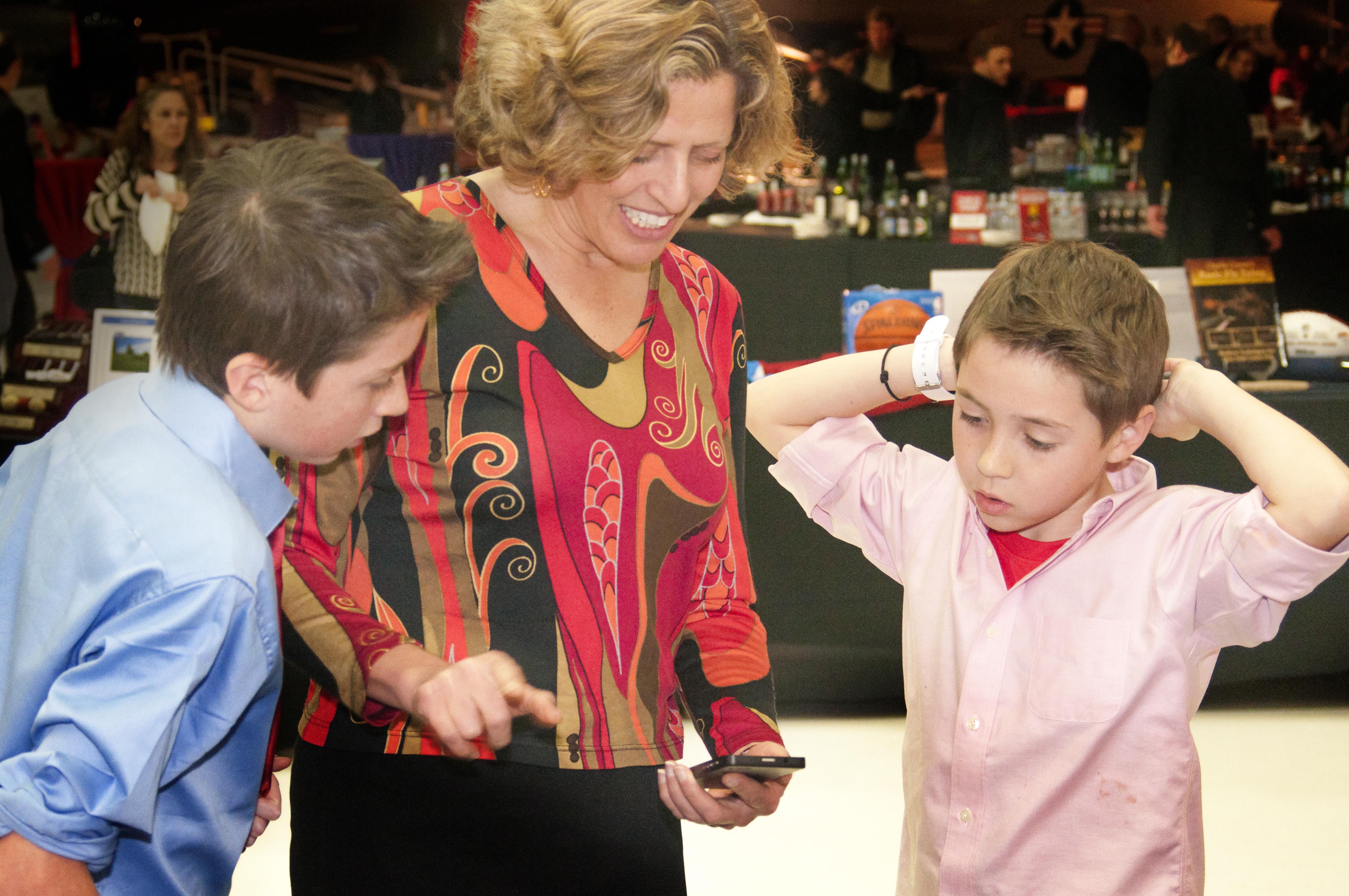 We won! Dr. Jean Kutner with Jackson and Casey