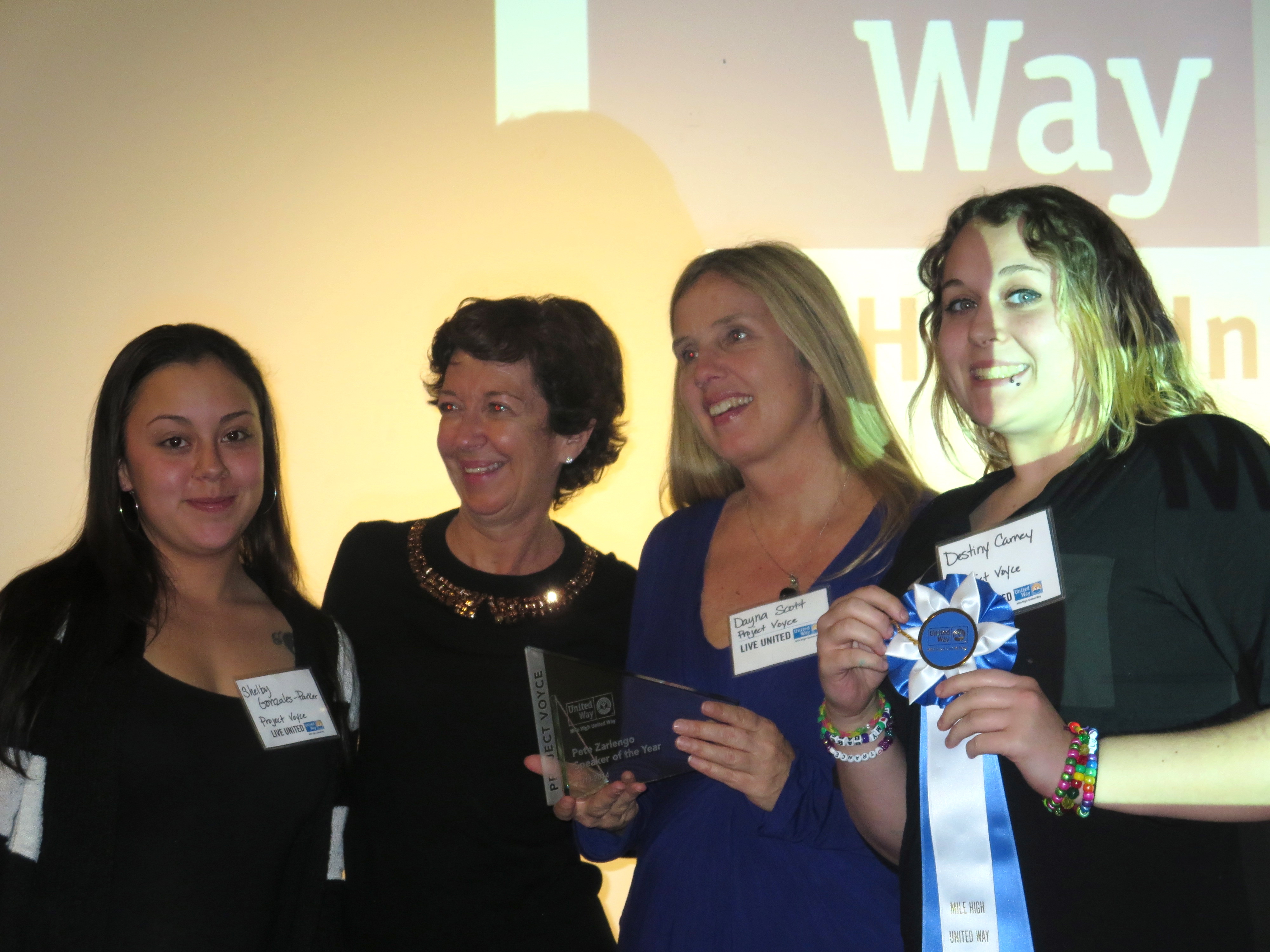 Shelby Gonzales-Parker, Christine Bernero, Destiny Camey, Dyna Scott