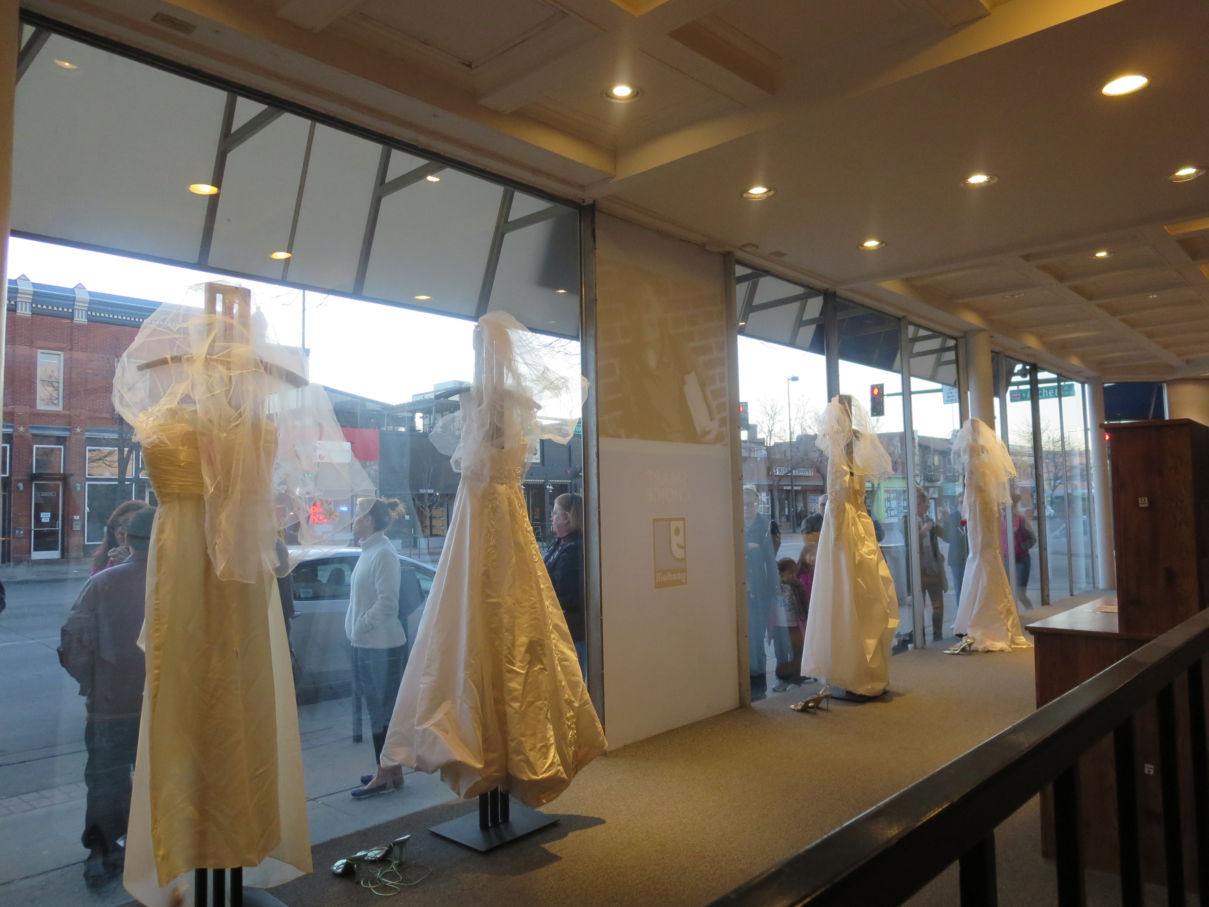 Goodwill employees worked through the night.