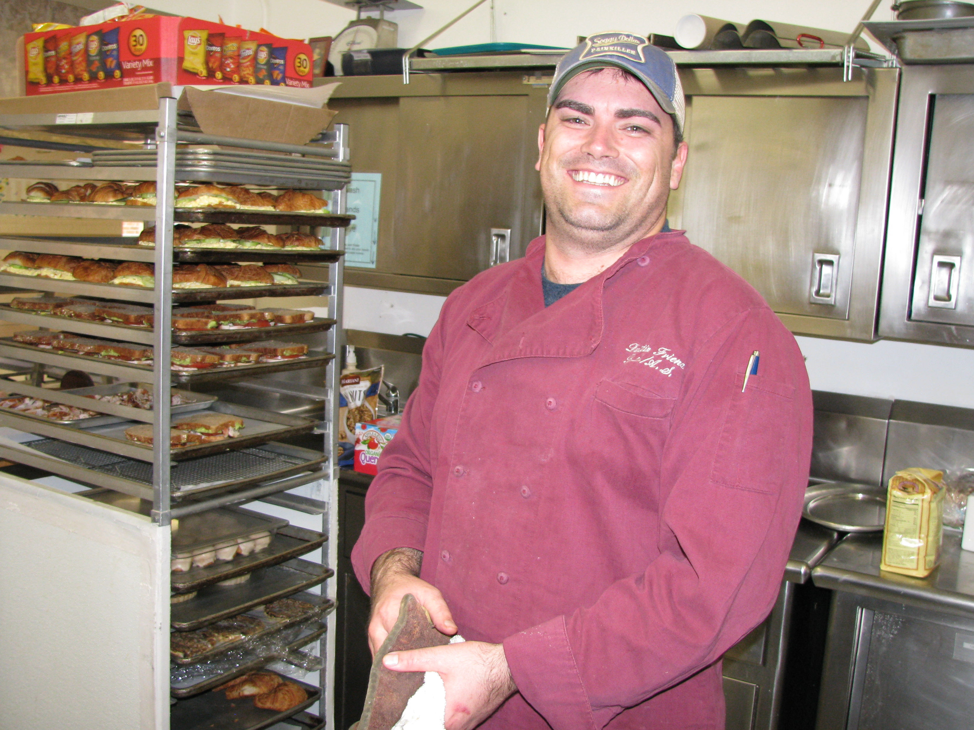 Head chef Dustin Friend