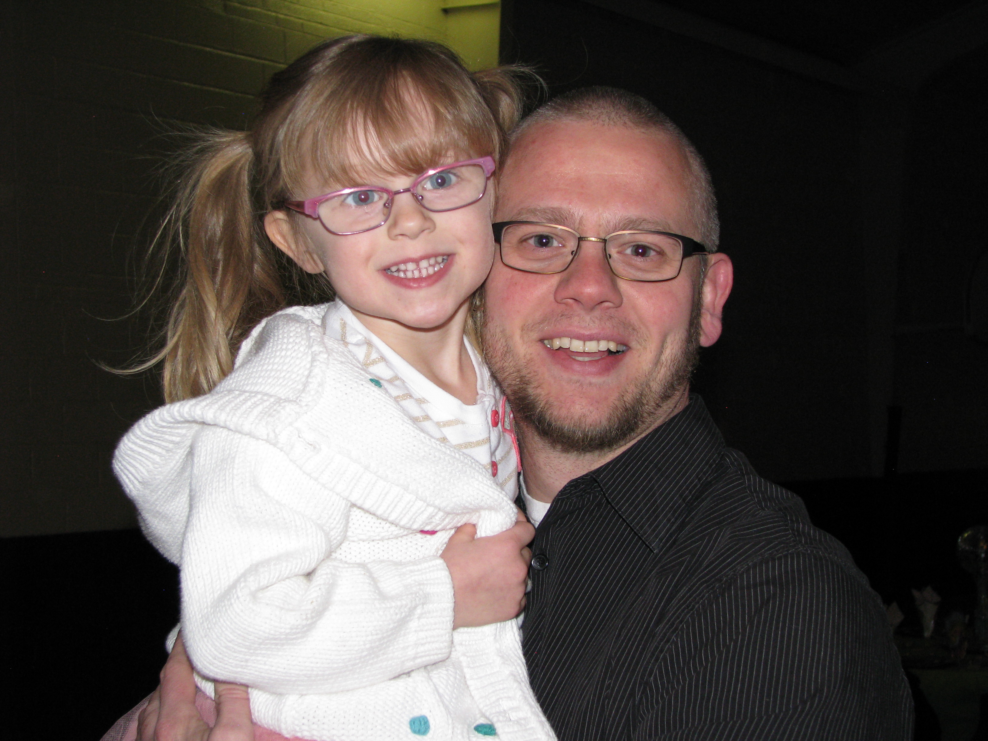 Proud papa: Walter Weber with daughter Annabelle