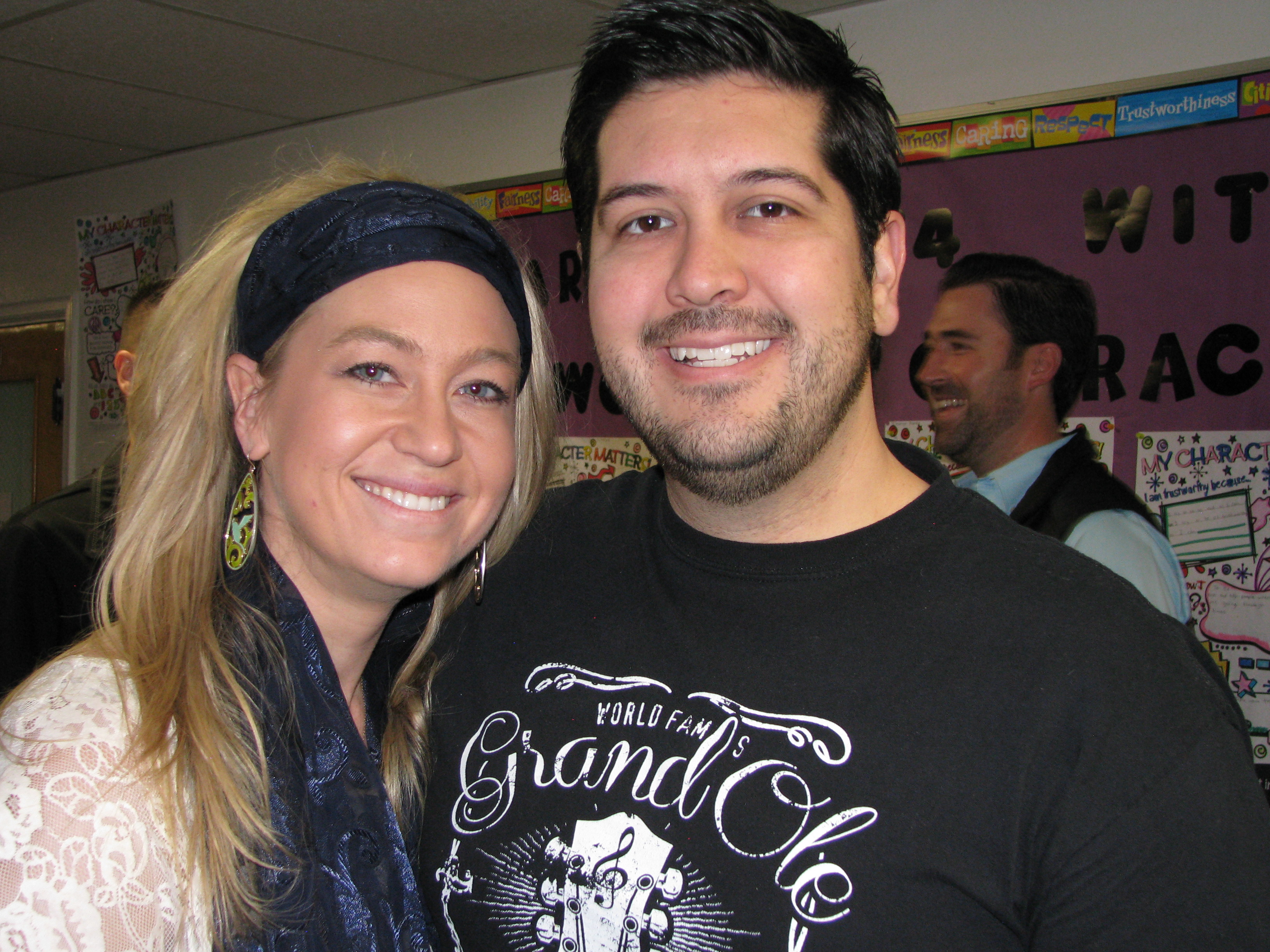 Daisy Easley and Al Ochoa celebrate the success of MHA auction