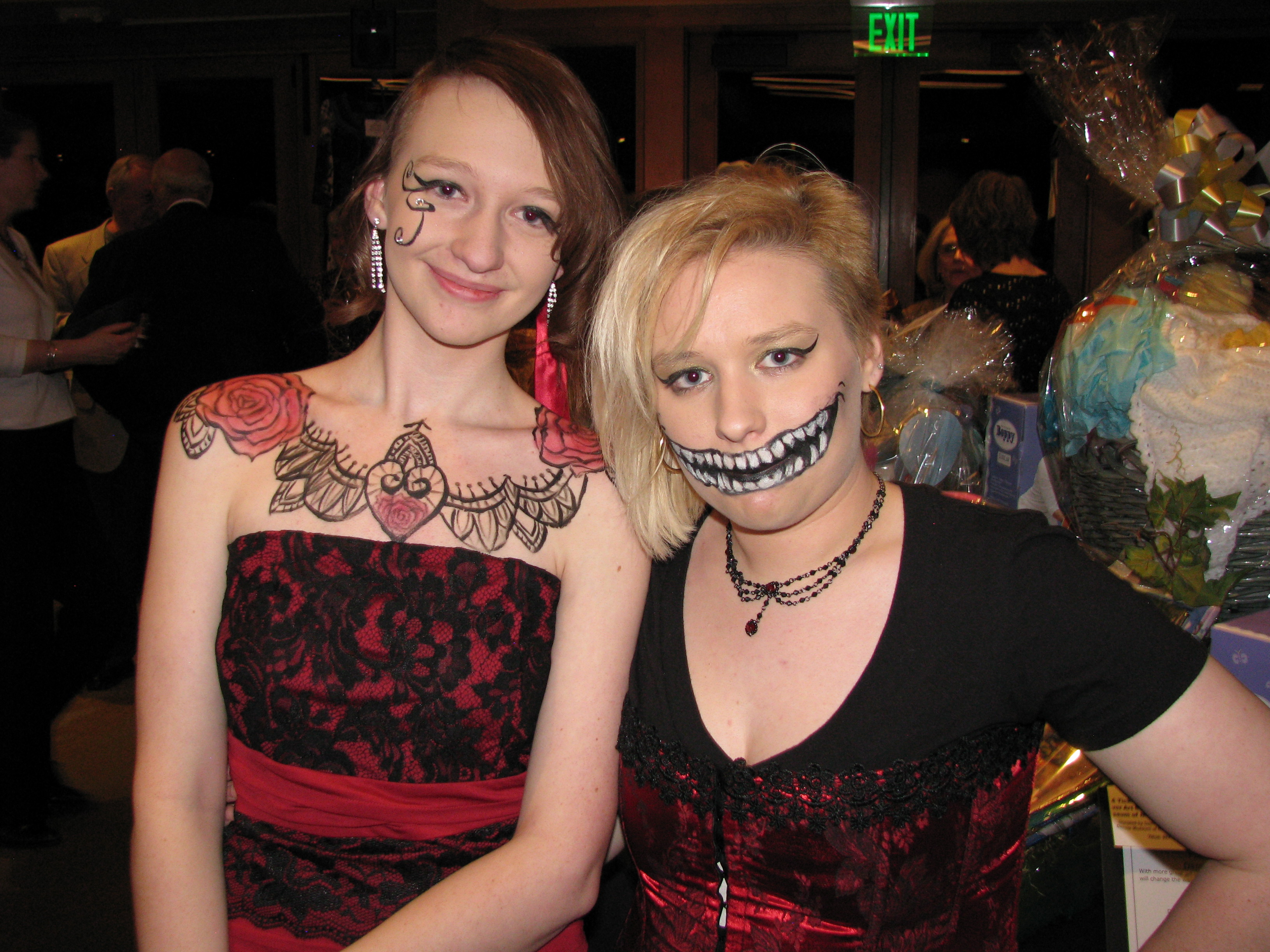 Carrie Nelson, left, with Carly Nelson