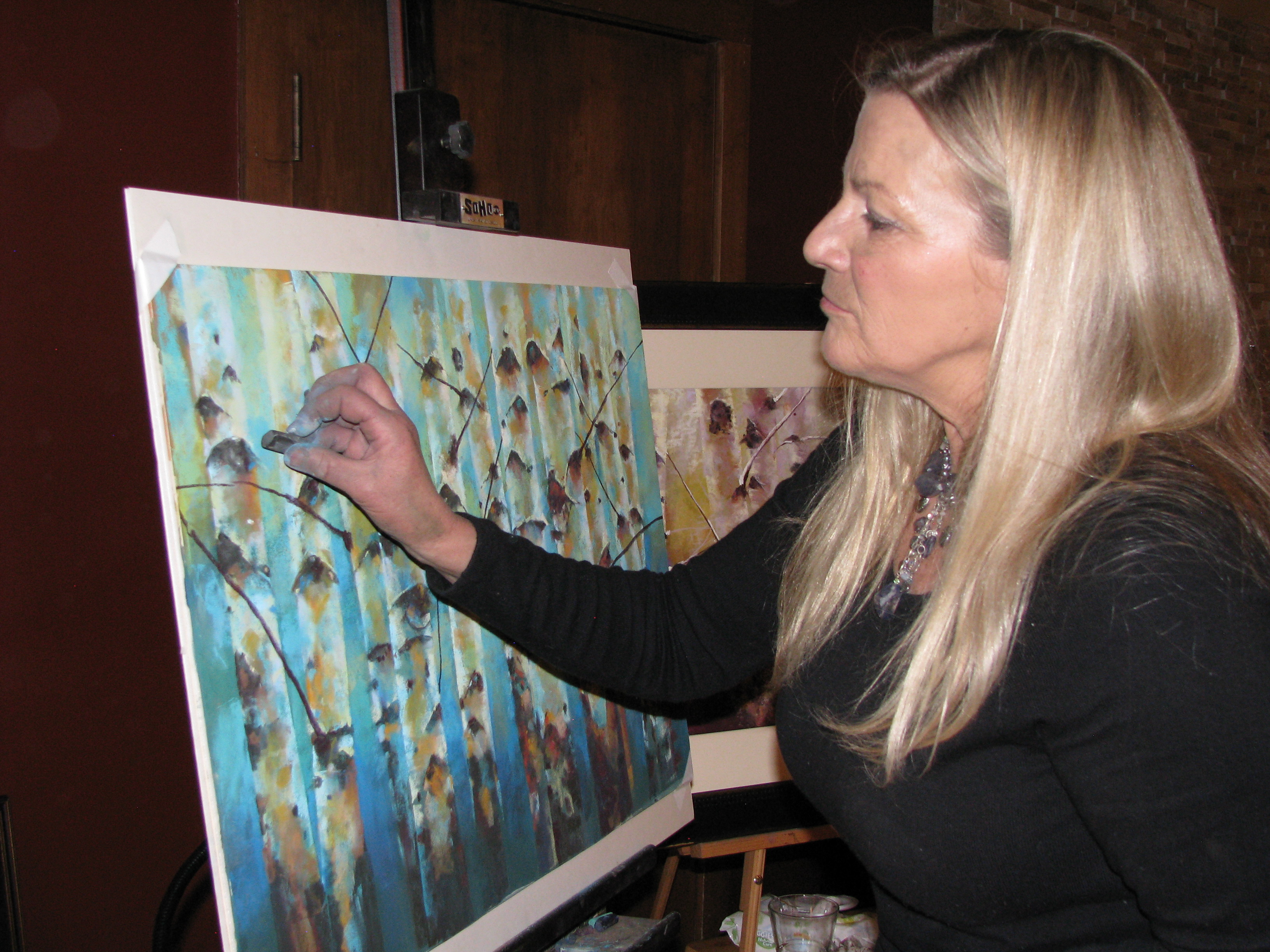 An artist in action: Julianne Miller