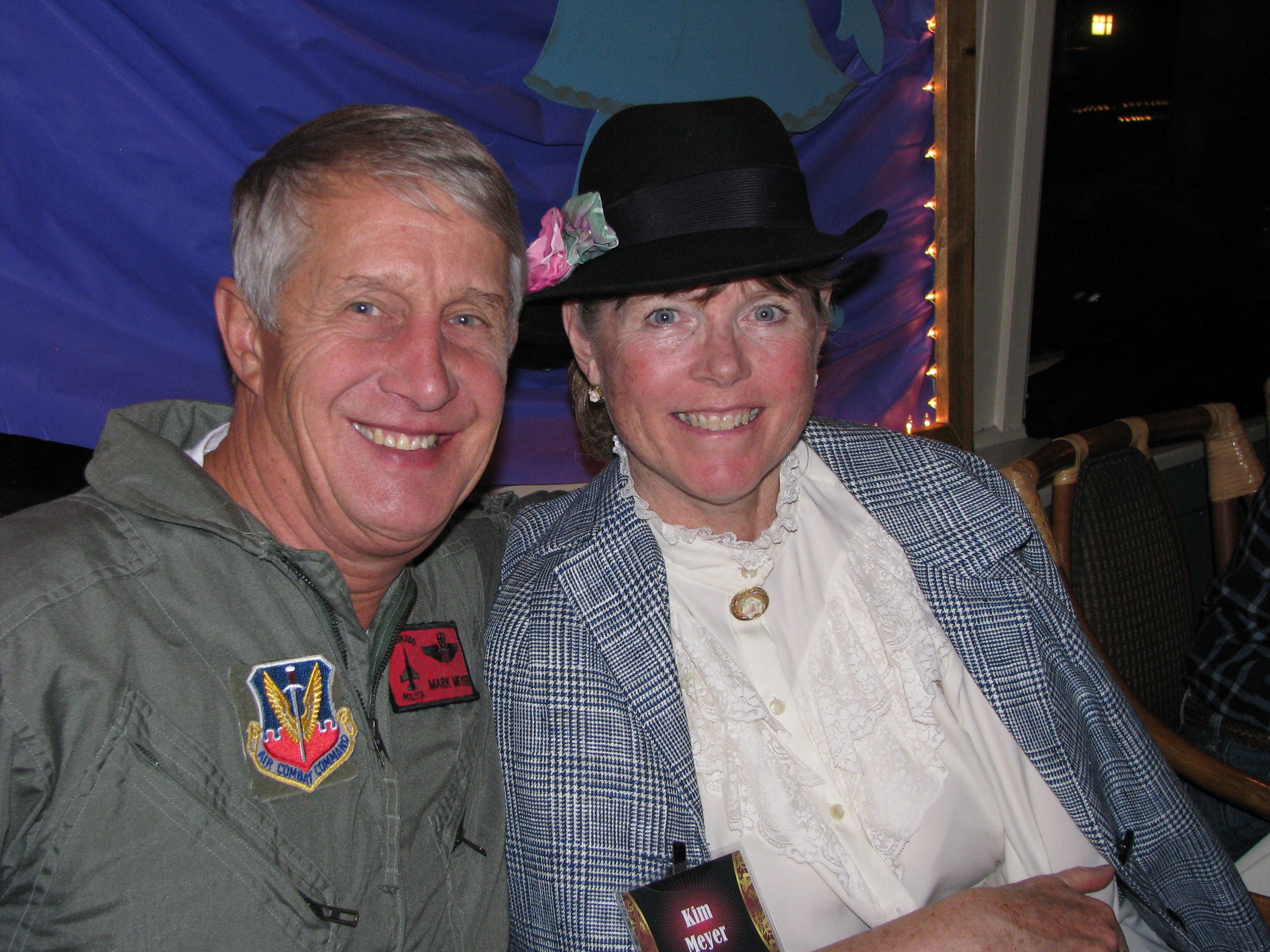 Mark and Kim Meyer smiles for a picture