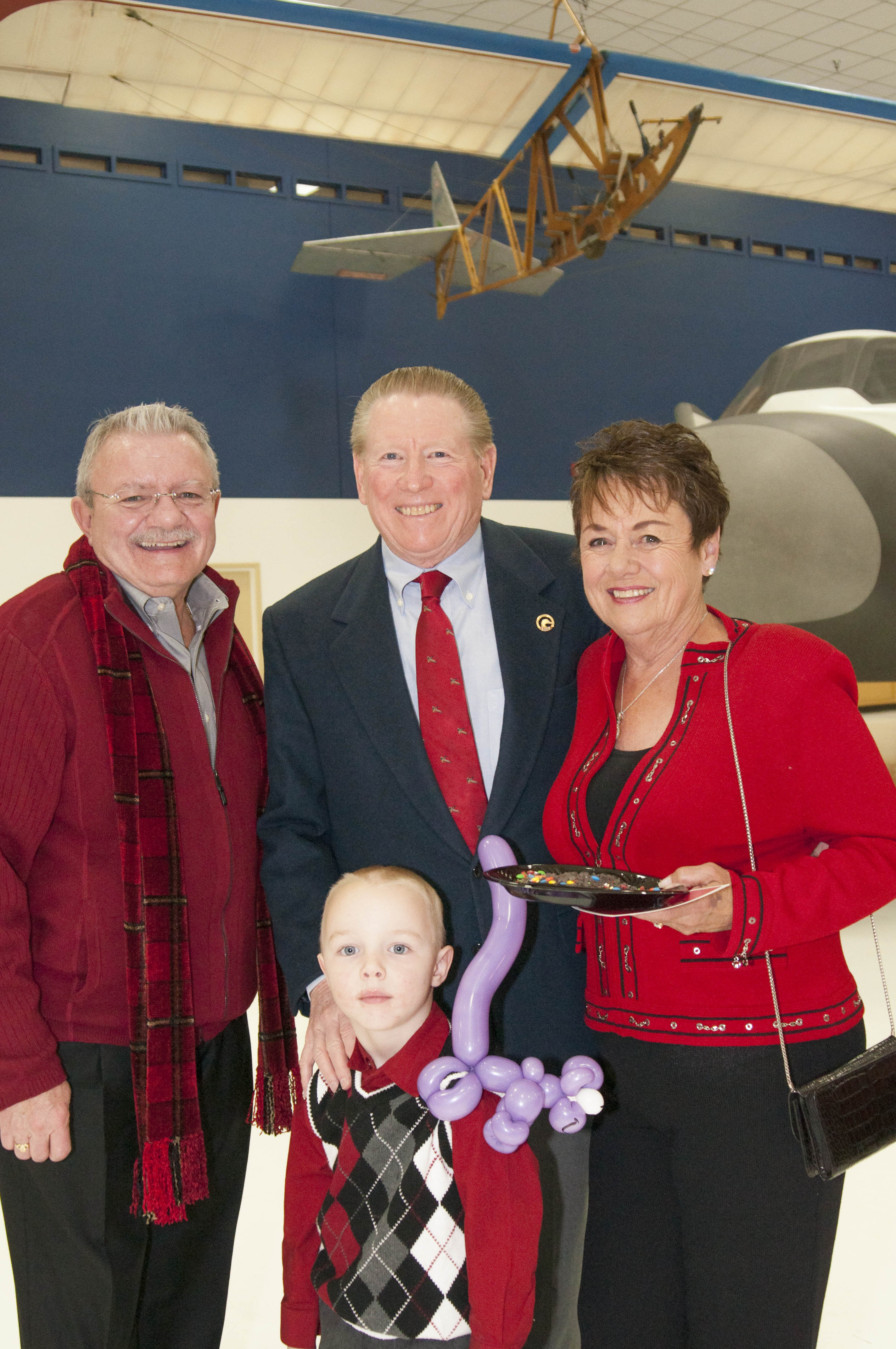 Hospital CEO John Harney with Board Chair Tim Travis, wife, Charlotte ...