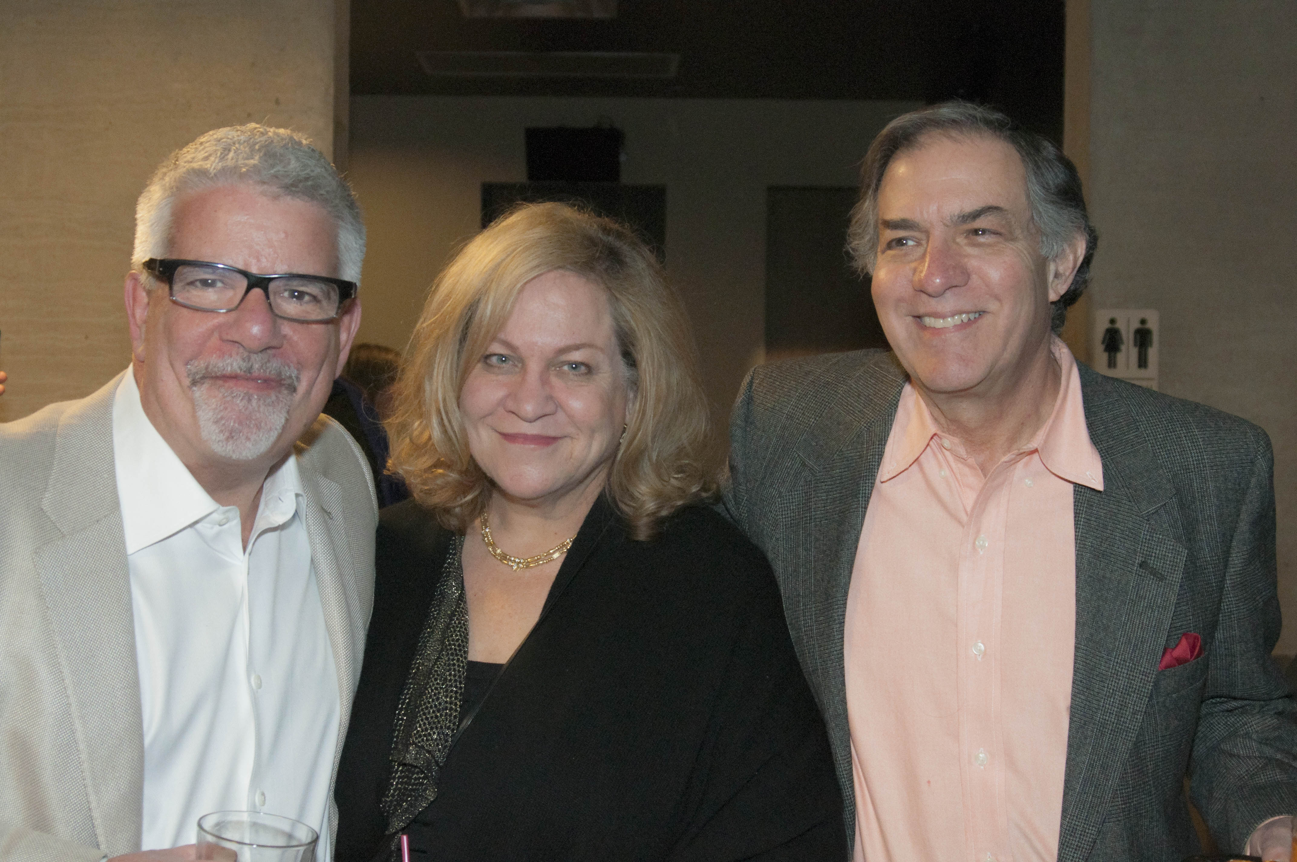 Film Society Executive Director Tom Botelho, Elyse Gordon, Jeff Grazi