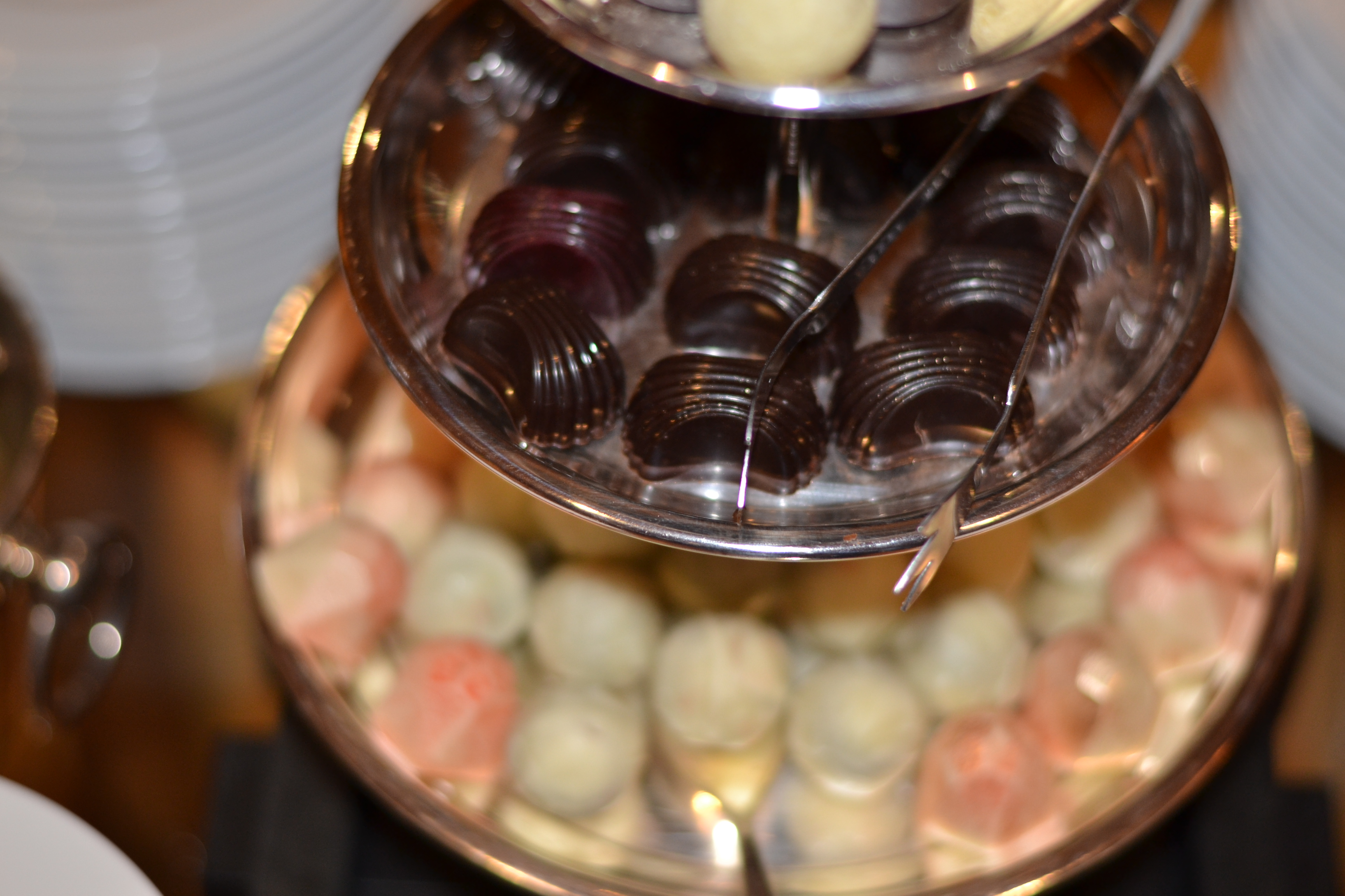 Dessert at the Ritz Carlton