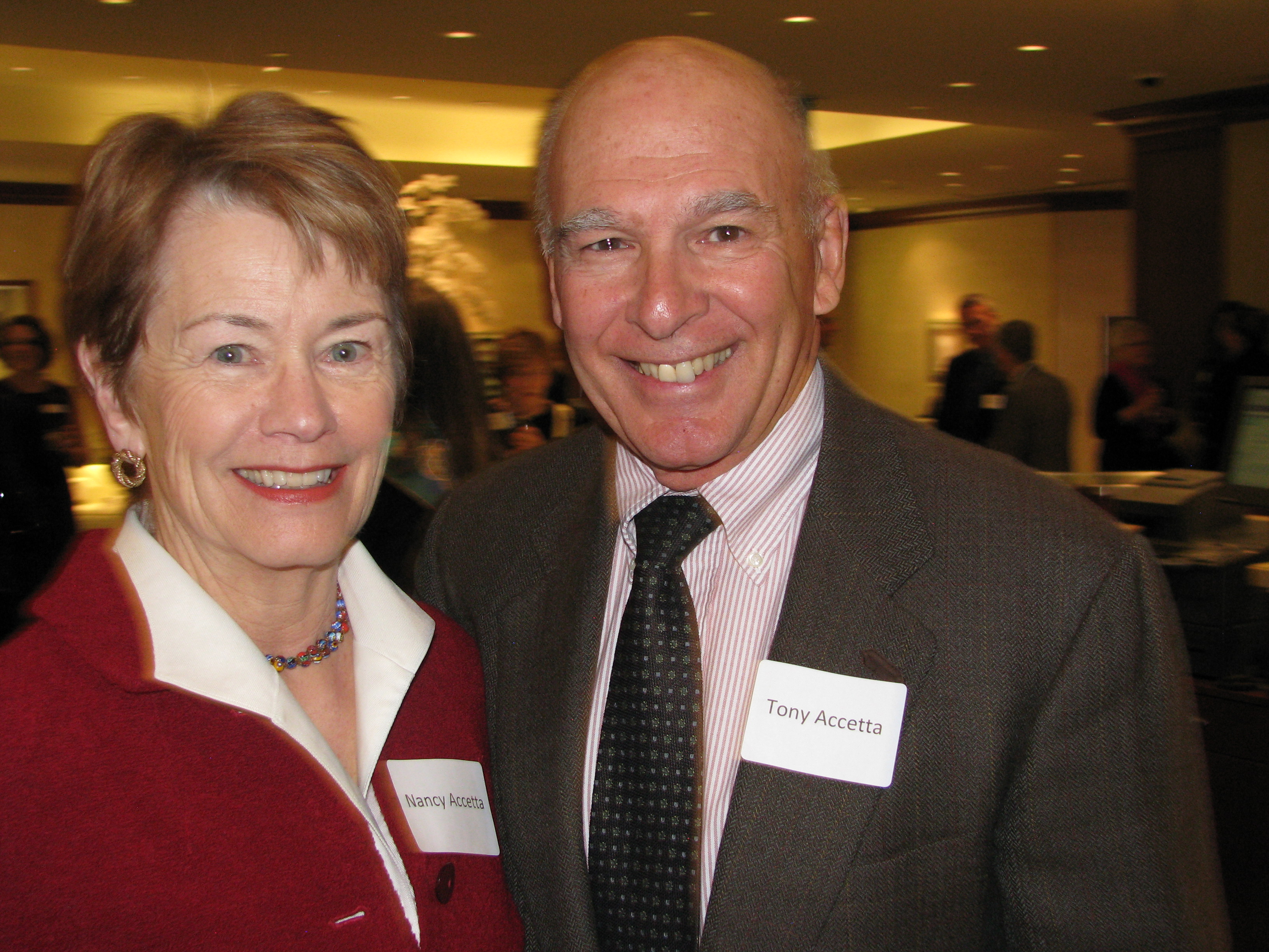 Nancy and Tony Accetta are pleased to support CSO