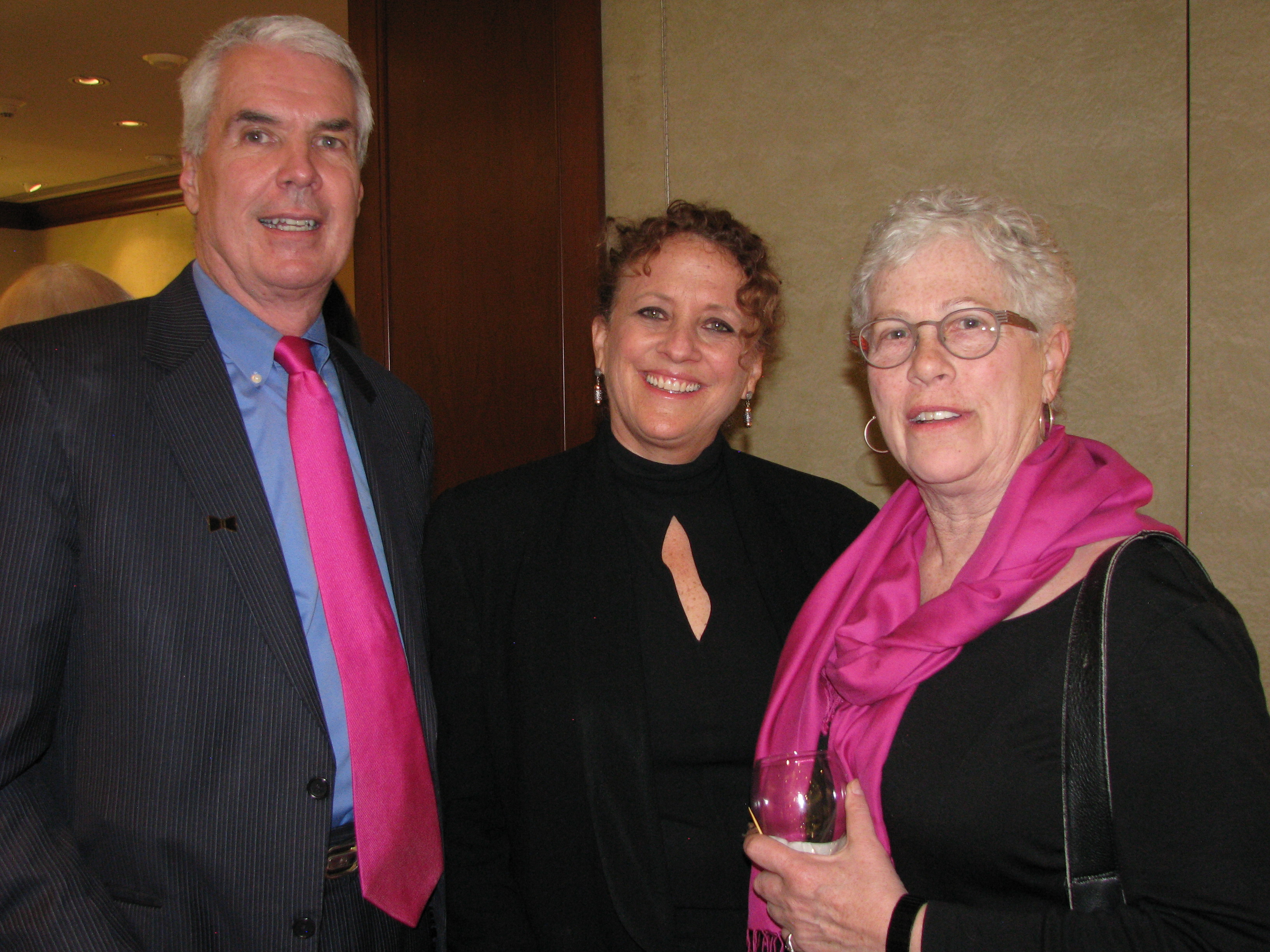Kenton Kuhn, left, along with Nancy Hopper and Julie Rubsam enjoy their ...
