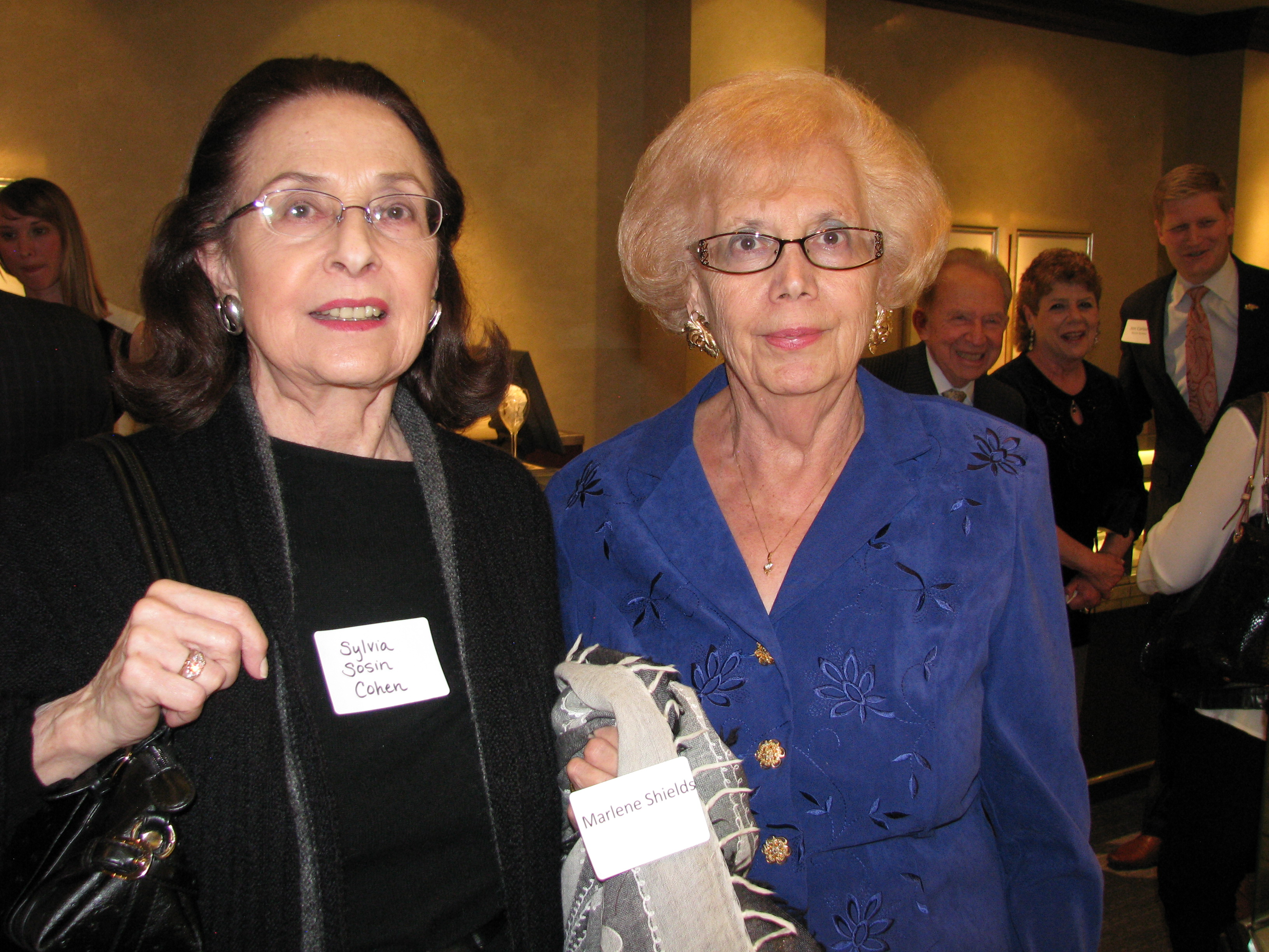 Sylvia Sosin Cohen, left, and Marlene Shields are happy to support CSO
