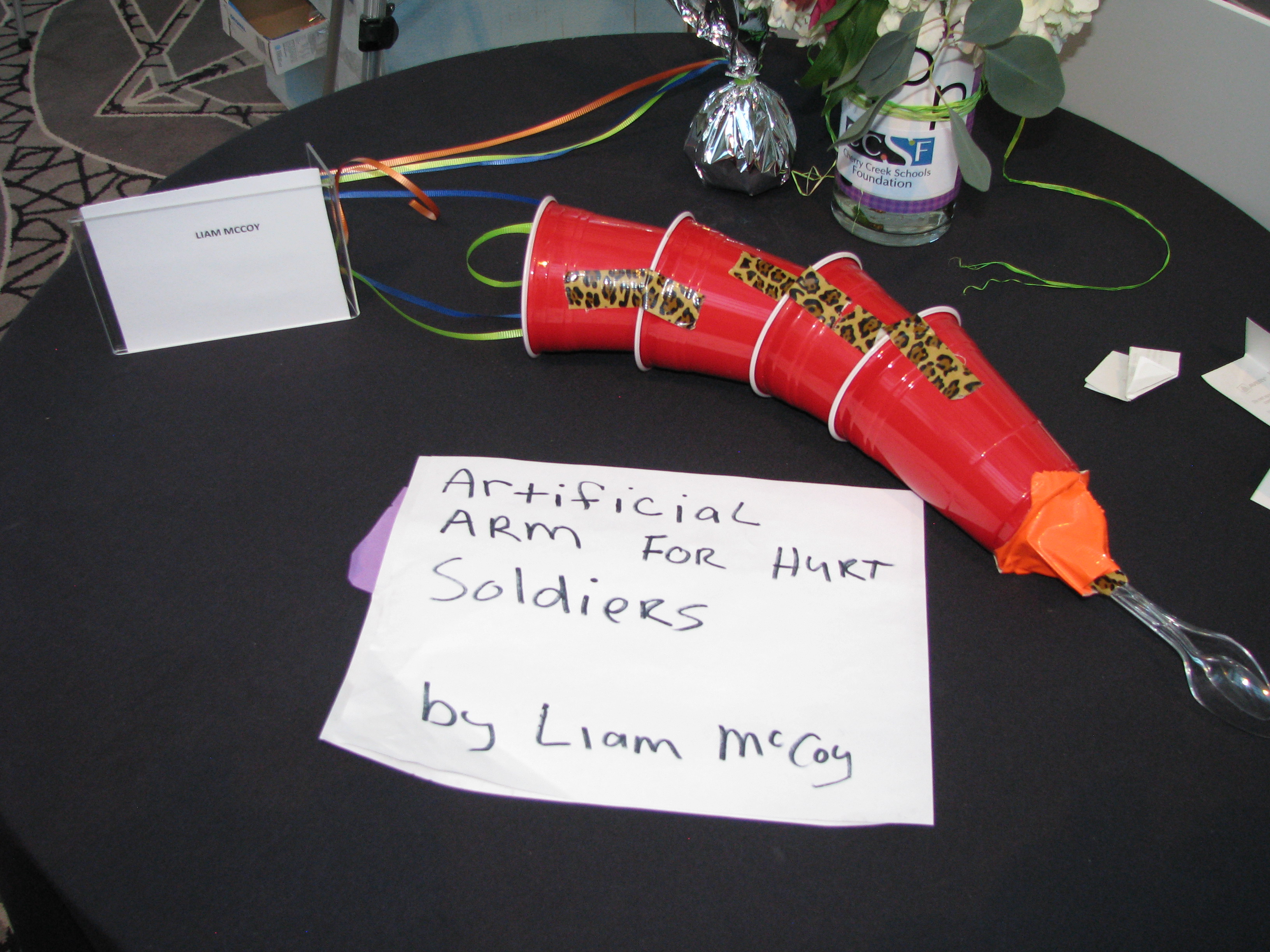 An artificial arm for soldiers