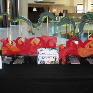 An award winning cardboard football stadium by Joshua Hajnowski