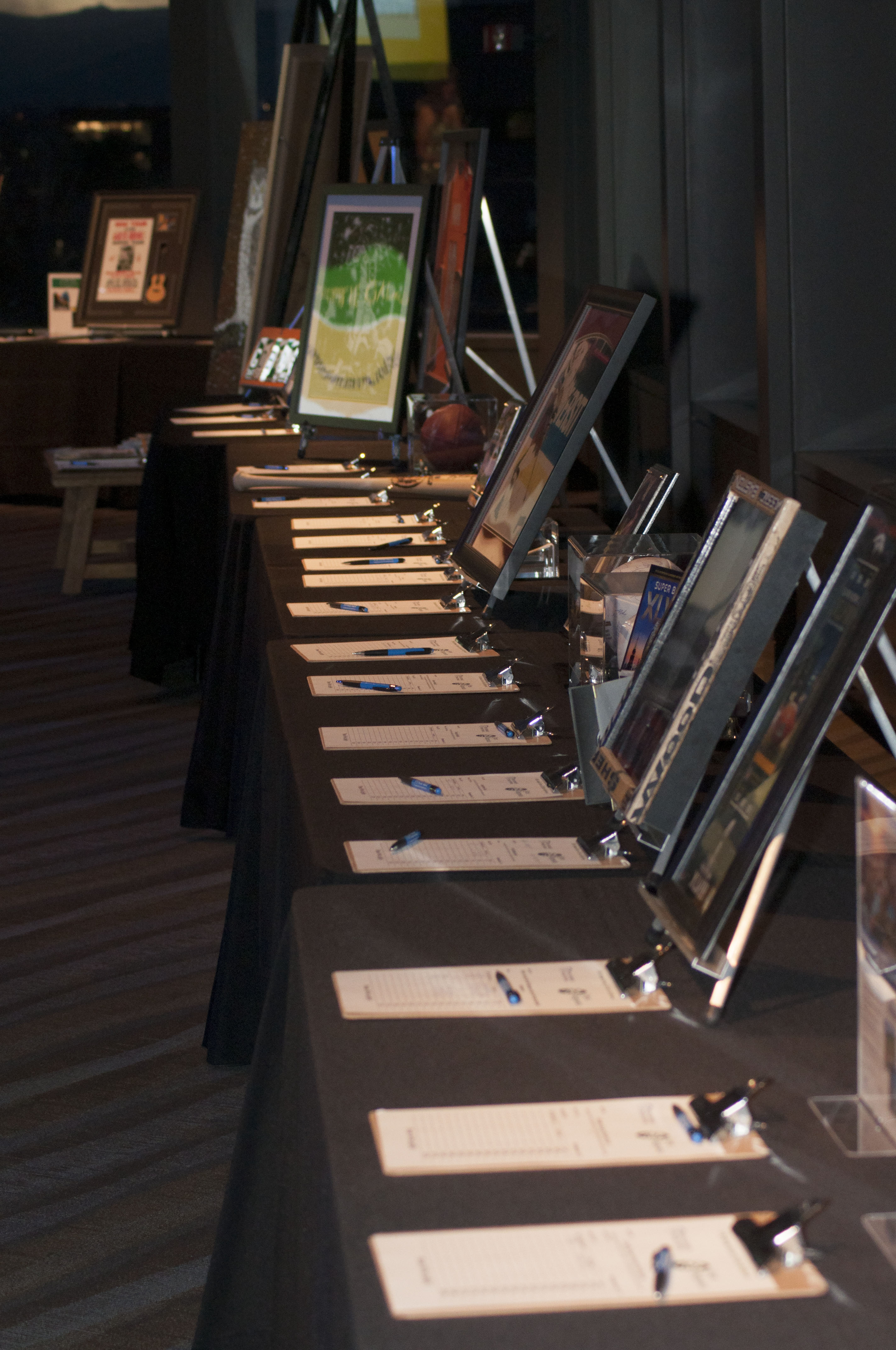 More than 100 silent auction tiems were presented