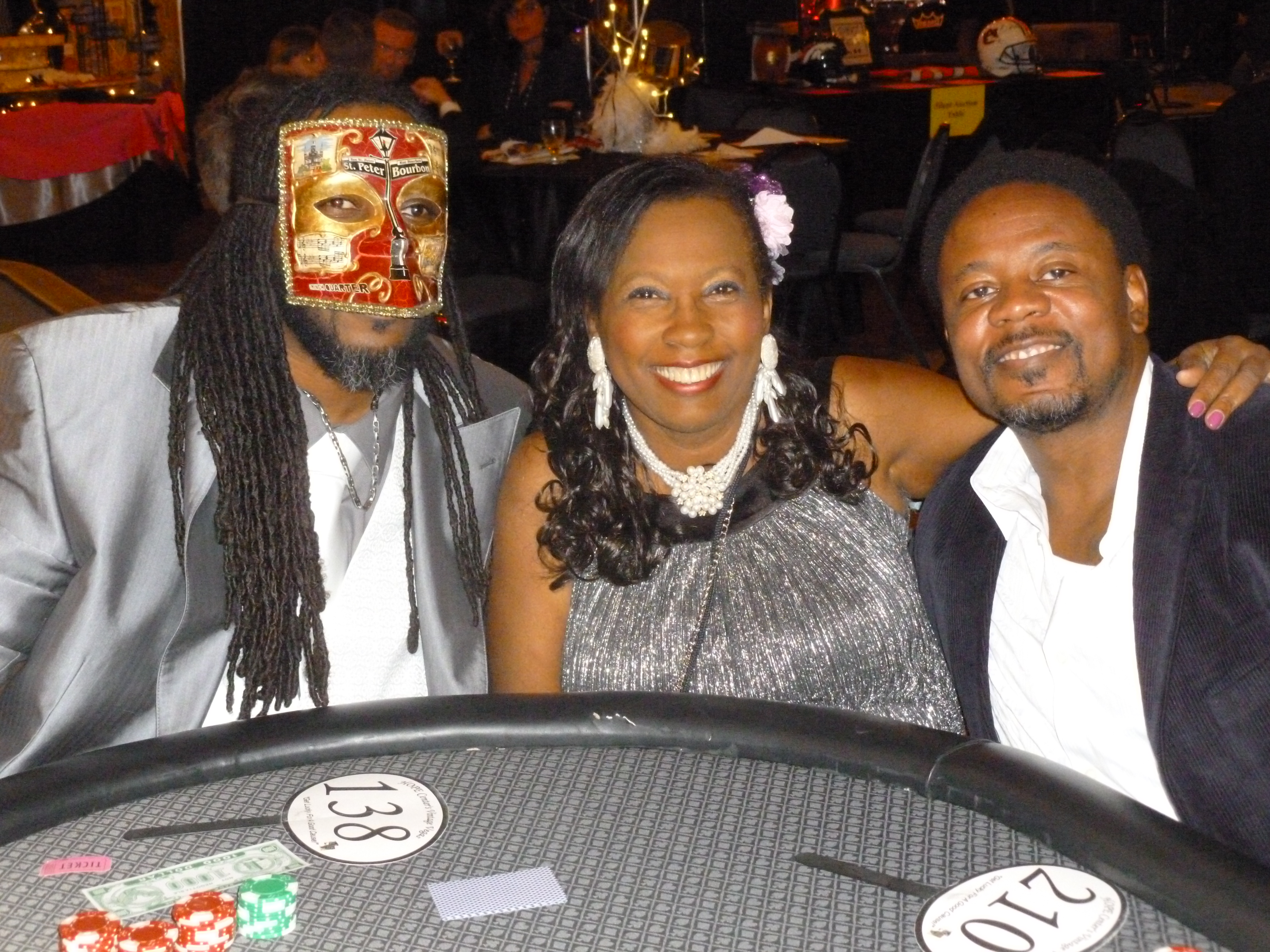 (l to r): Troy Grimes, Gerie Grimes and Kevin Robinson