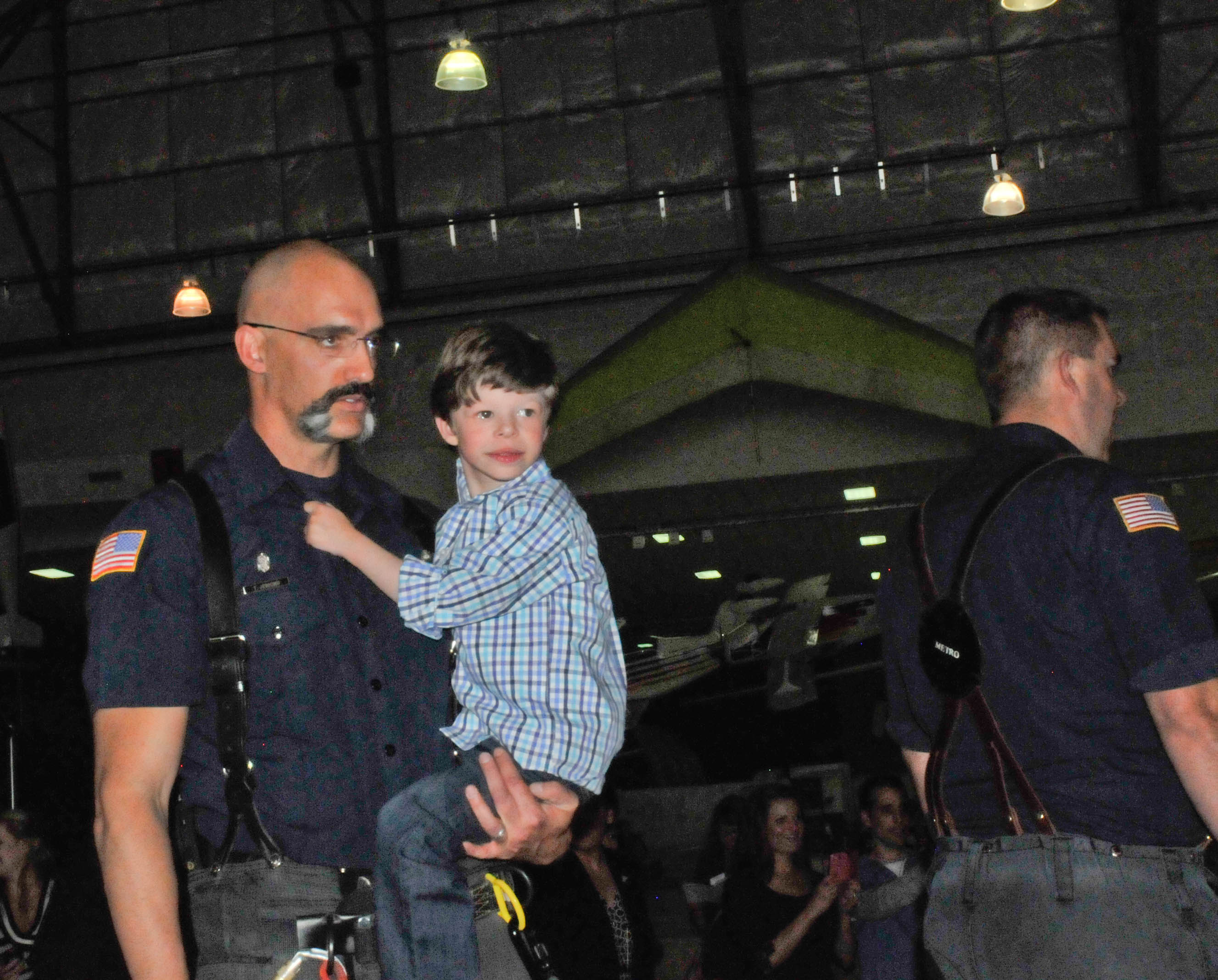 A firefighter and Joseph