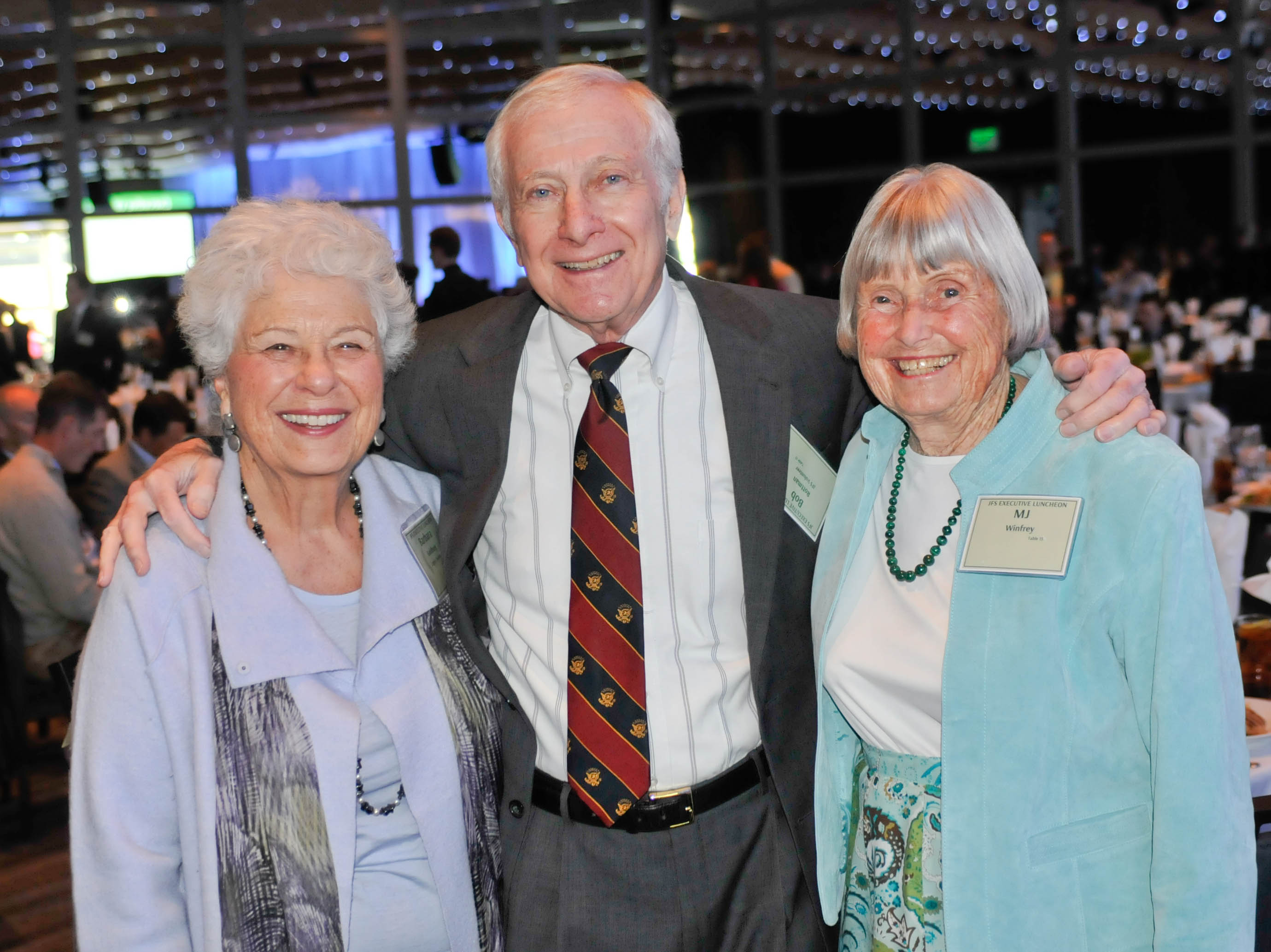Barbara Goldburg, left, Bob Rottman, ML Winfrey