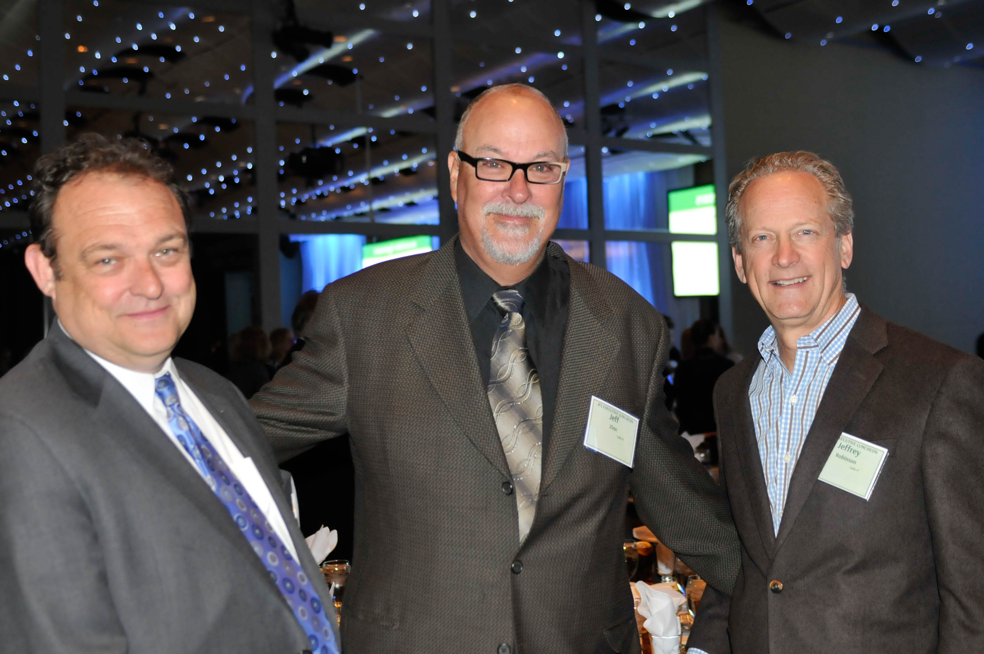 John Fiedler, left, Jeff Zinn and Jeffrey Robinson