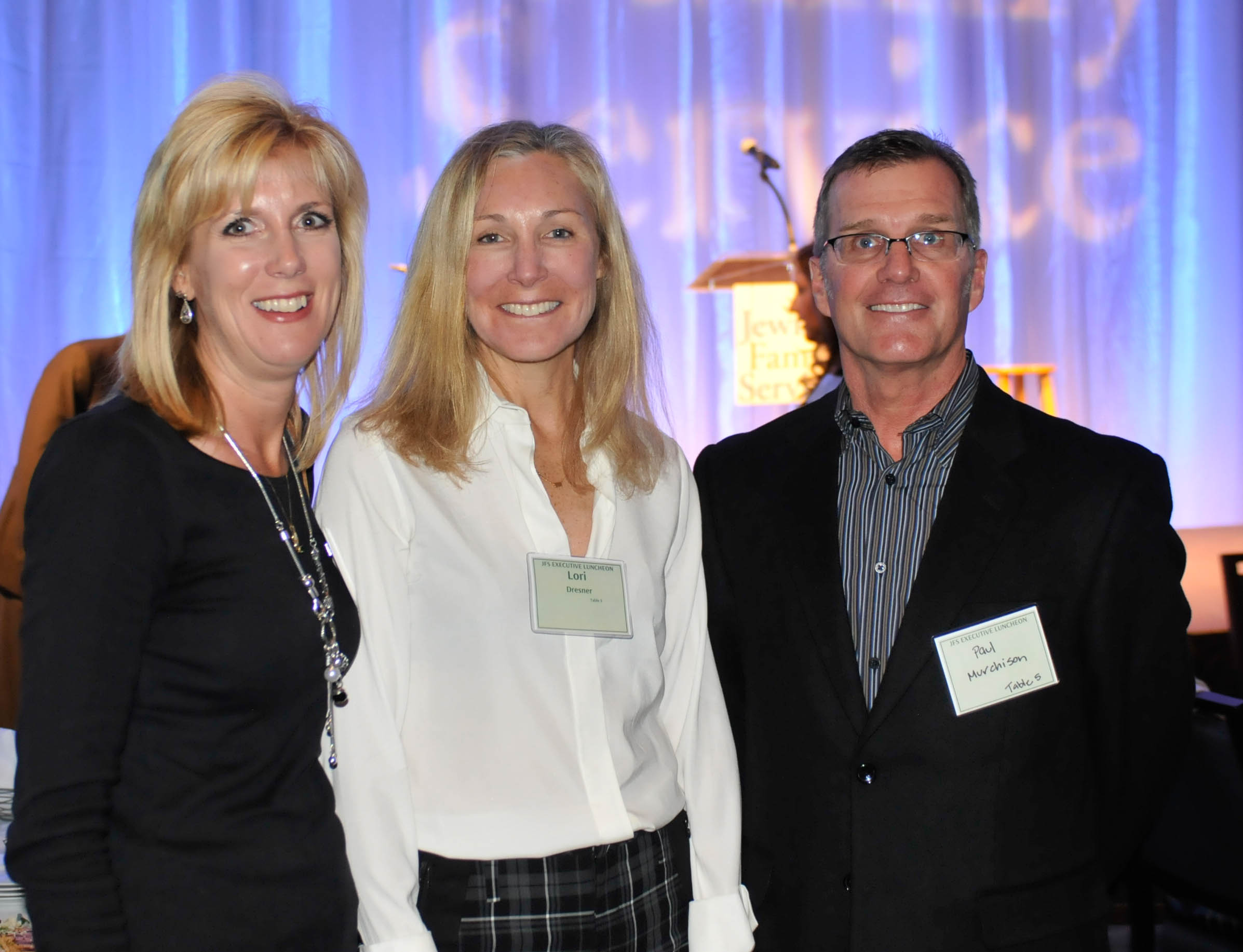 Amy Rasco, left, Lori Dresner and Paul Murchison
