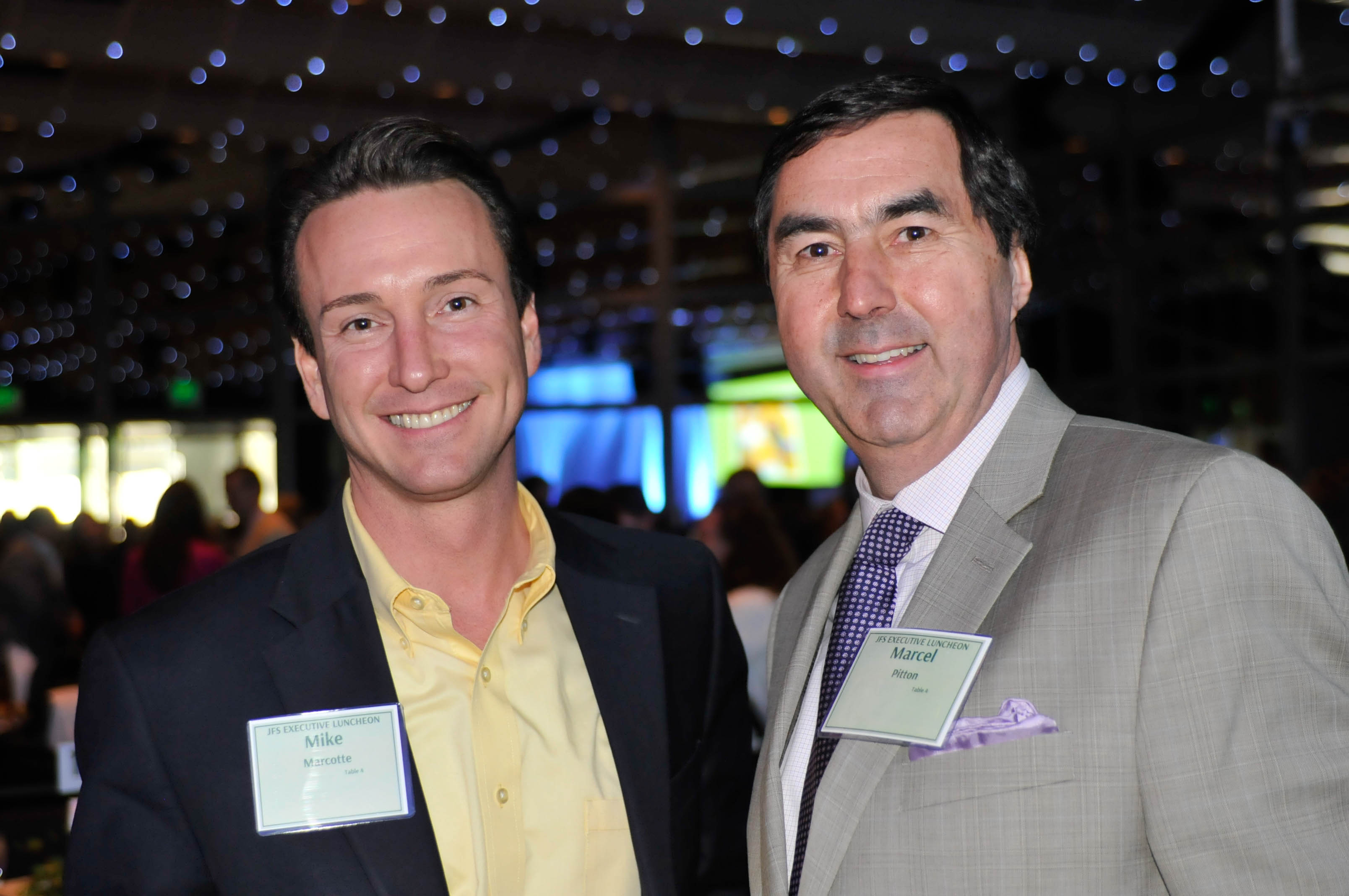 Mike Marcotte, left, and Marcel Pitton