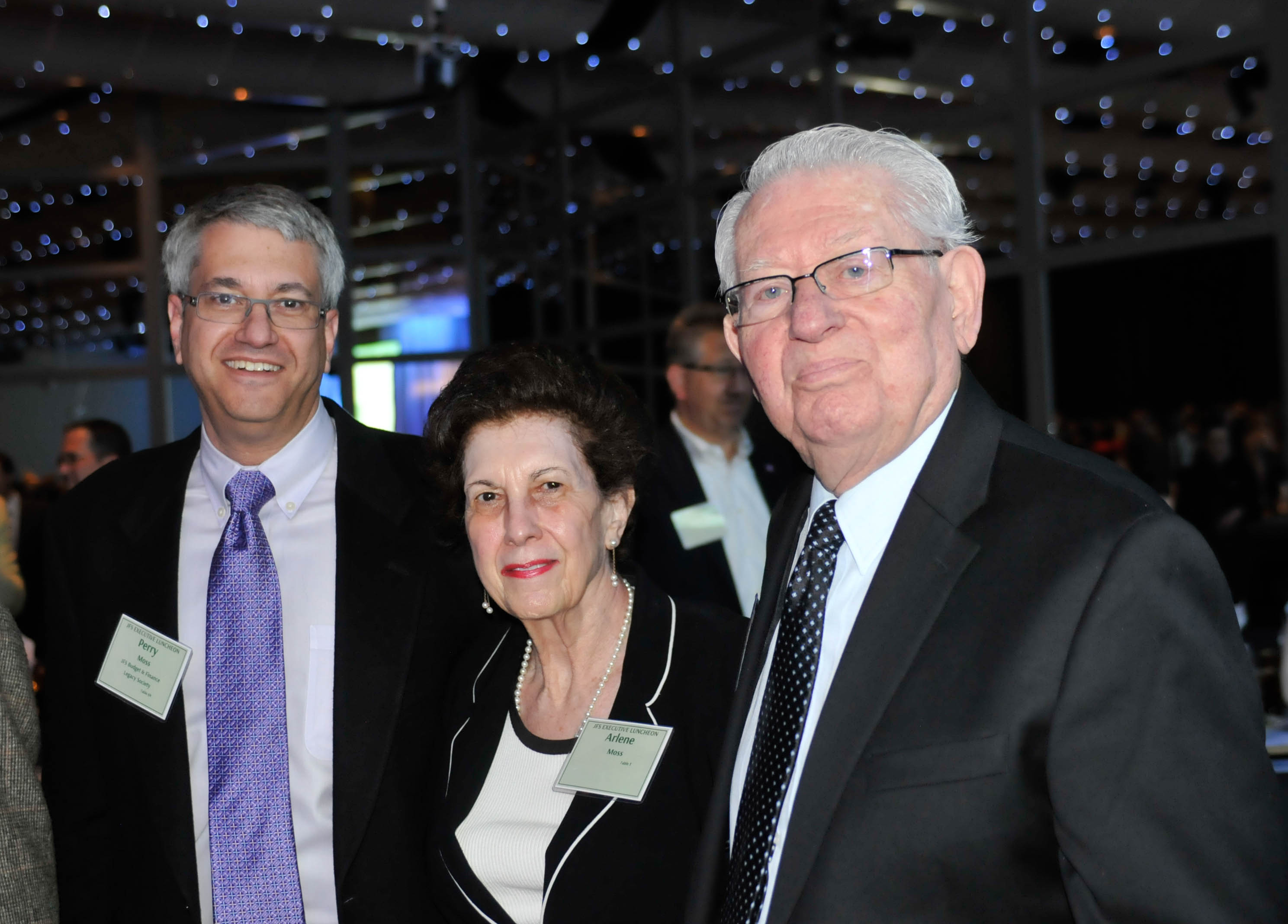 Perry, Arlene and Arthur Moss