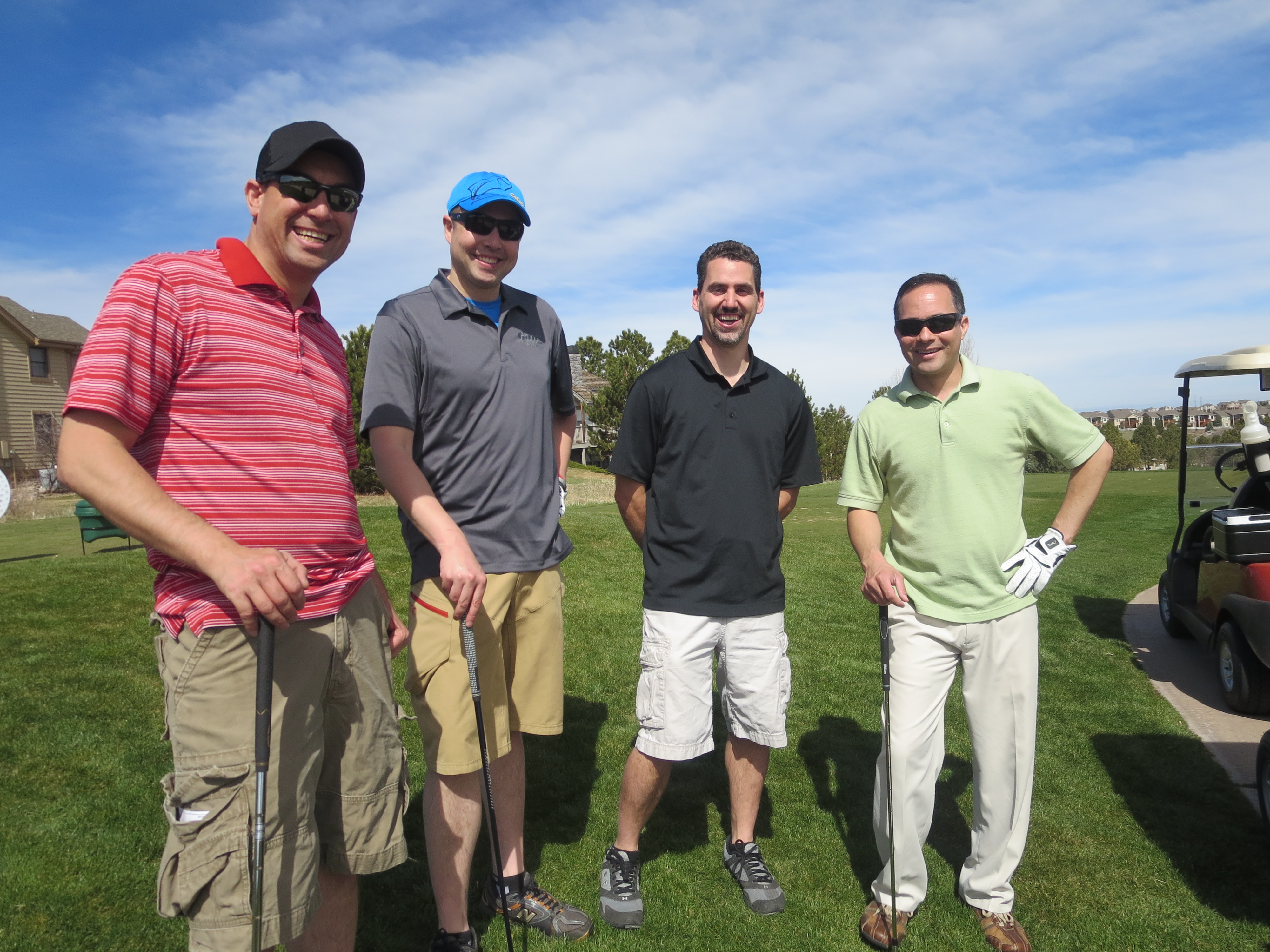 L to R: Joe Austin, Jim Huscroft, Richard Bender, Rick Madrid