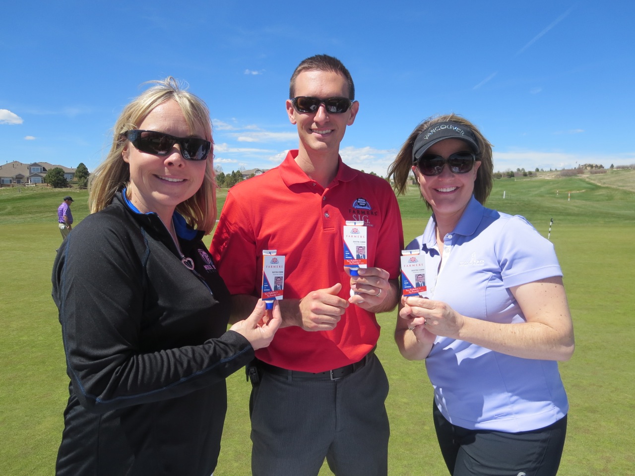 Katrina Dean, left, Dustin Comm and Joanne Rippe