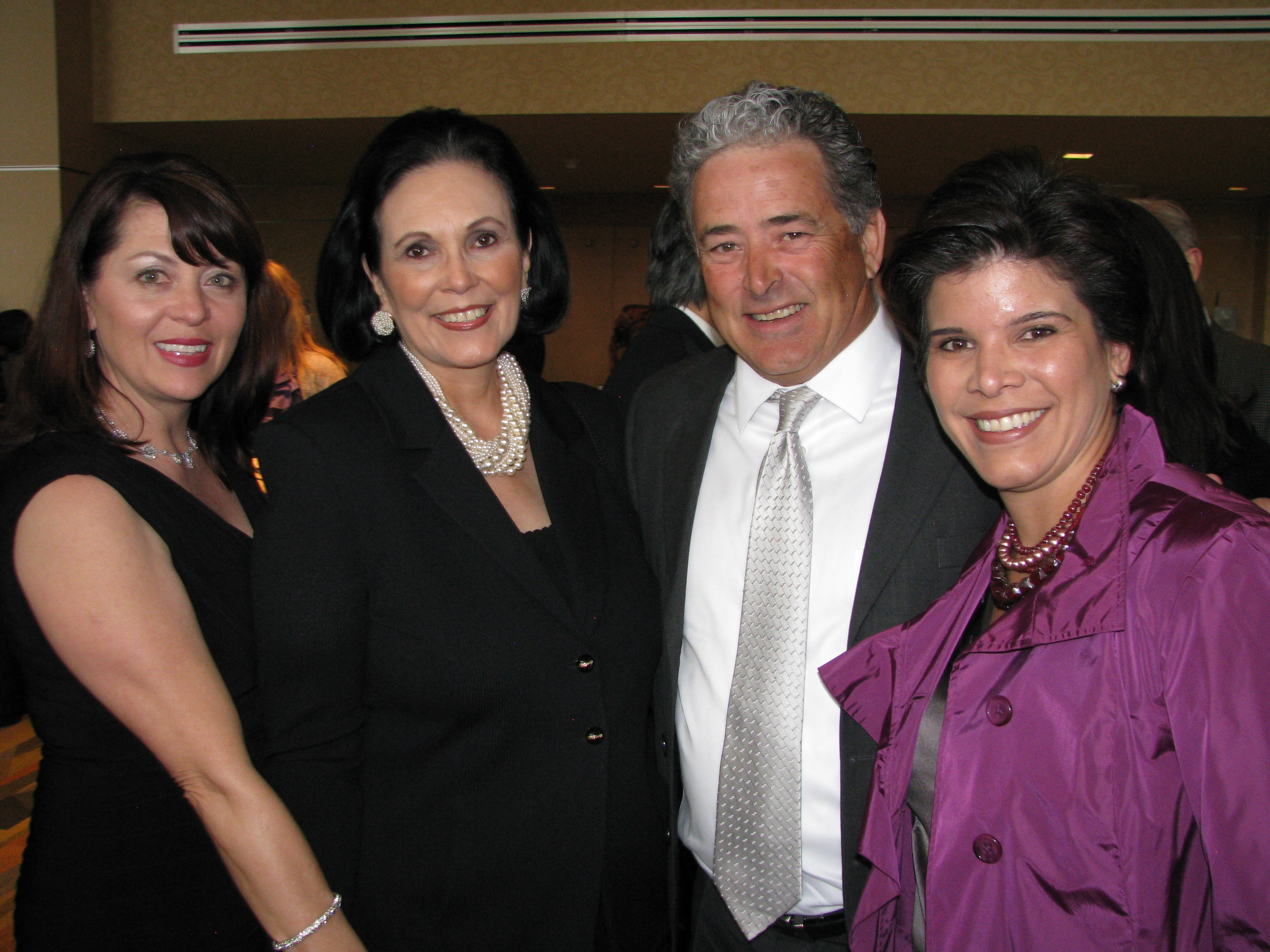 Luella Chavez D'Angelo, left, with friends Patricia Barela Rivera ...