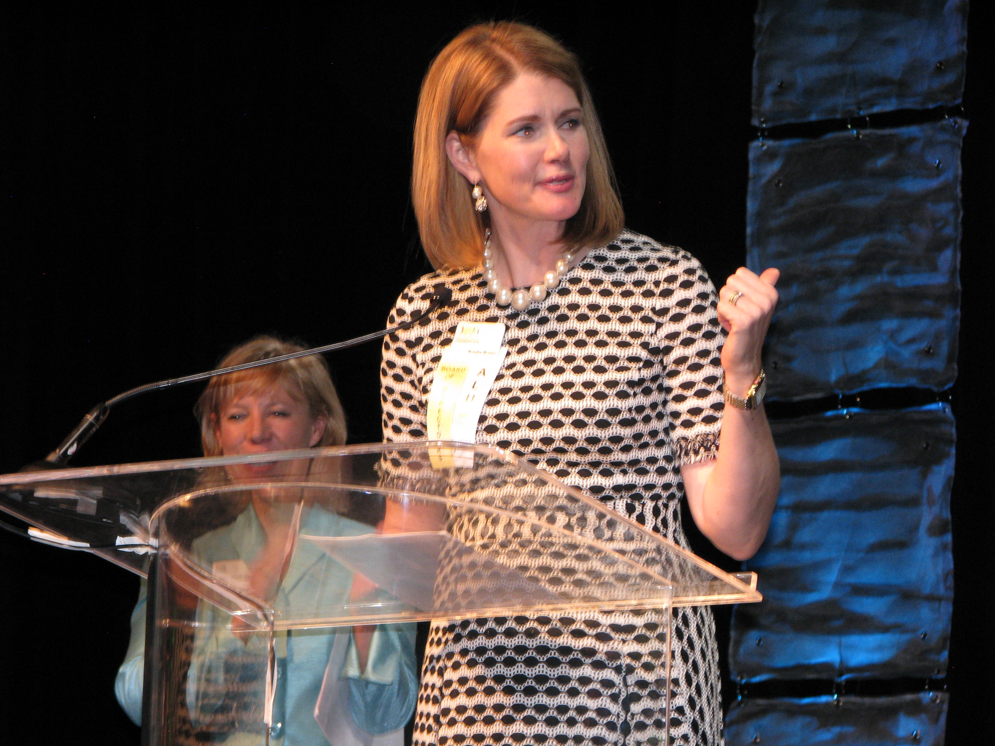 Brooke Brown graciously welcomes all the guest