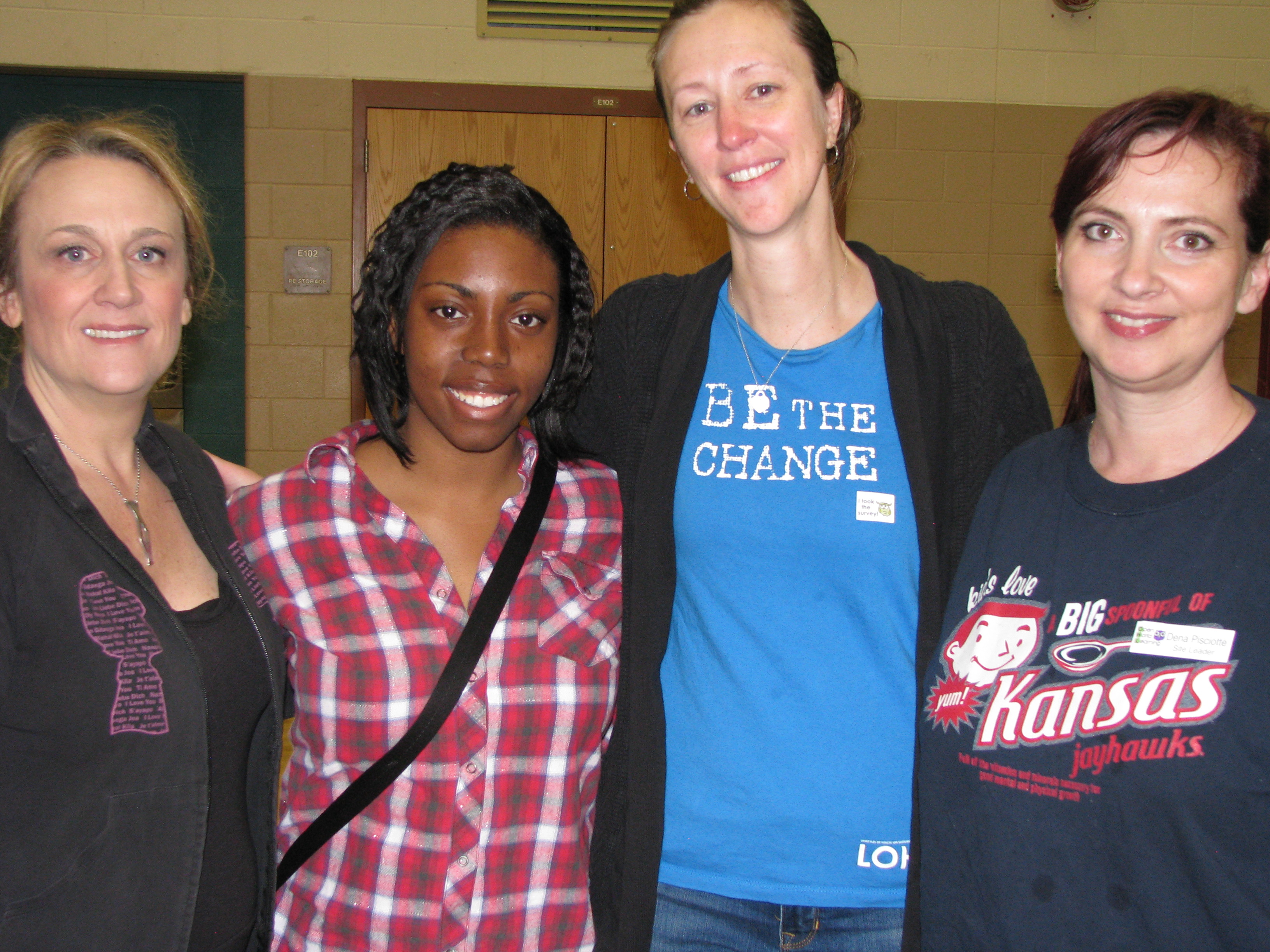 Melanie Moreno, left, with Candace Murray, Cassie Eichenberger and Dena ...