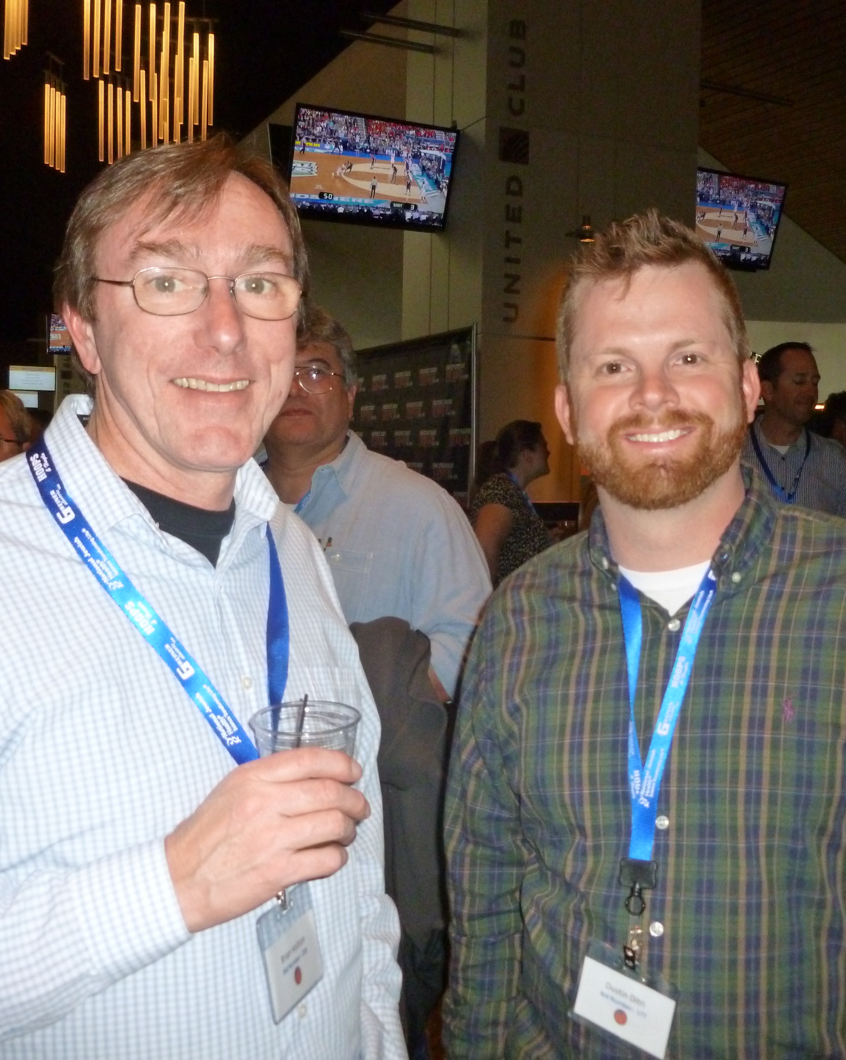 Brian Hodson (left) and Dustin Ditri