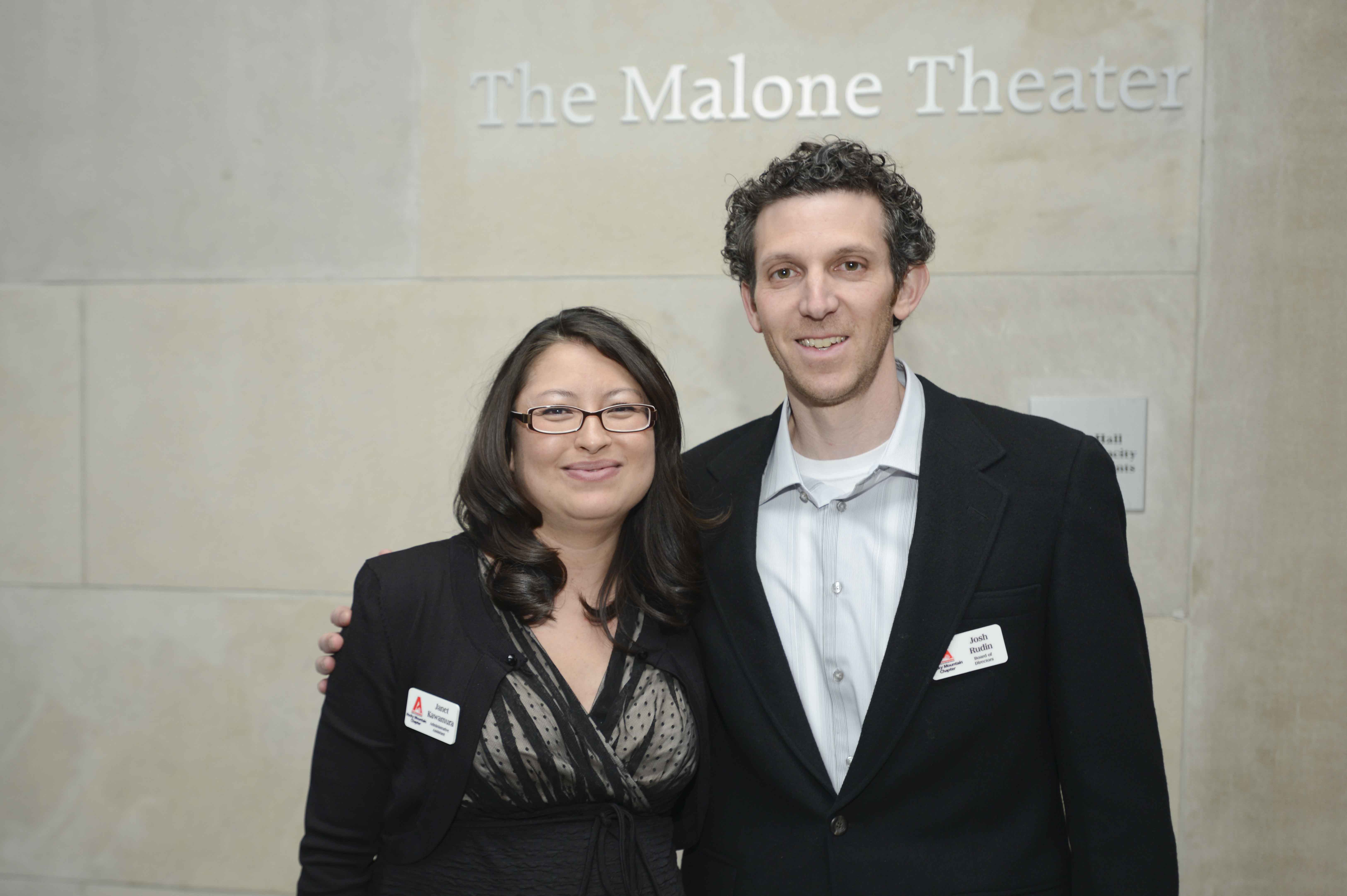 Janet Kawamura and Board VP Josh Rudin
