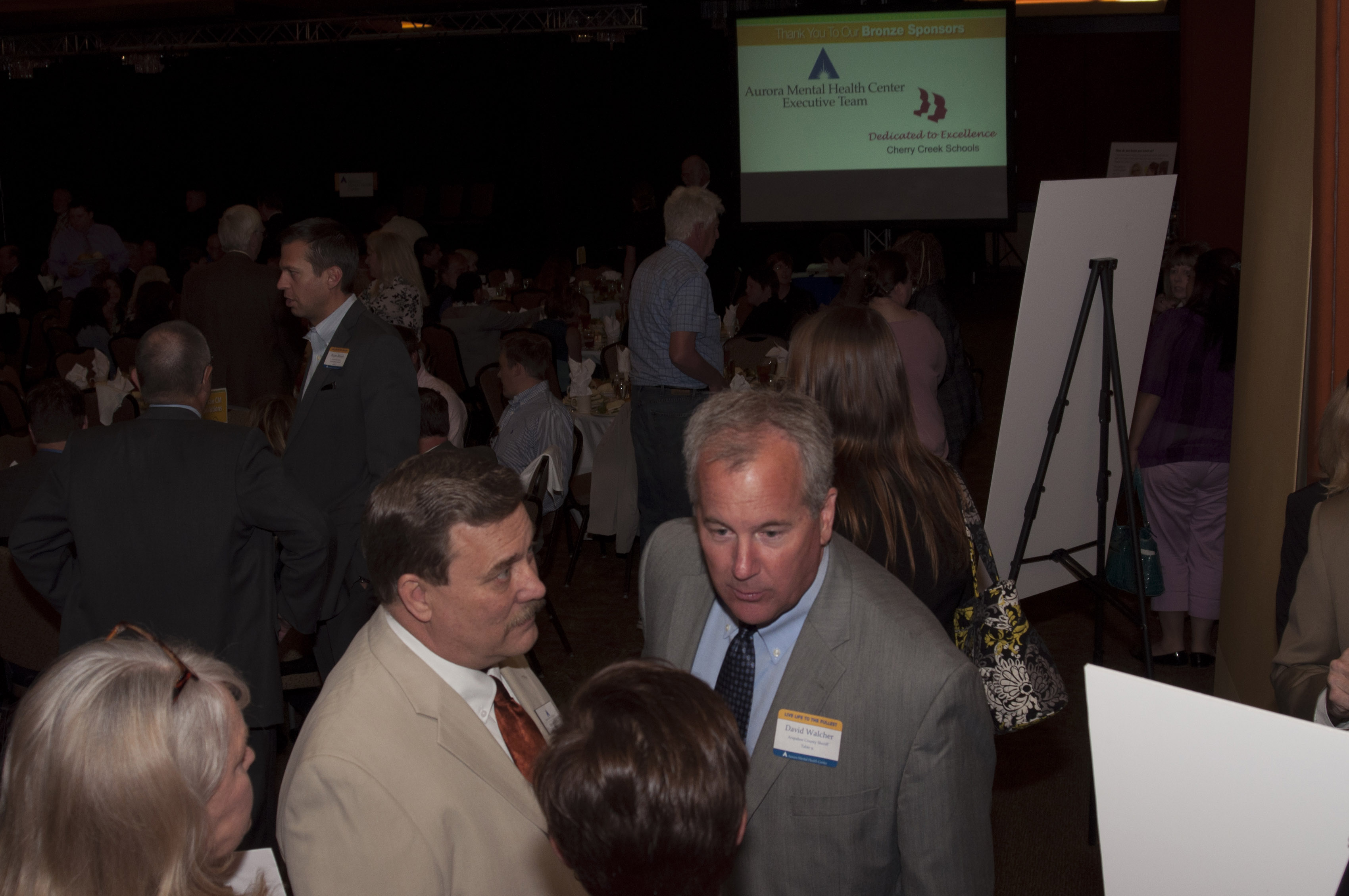Arapahoe County Sheriff David Walcher (center)