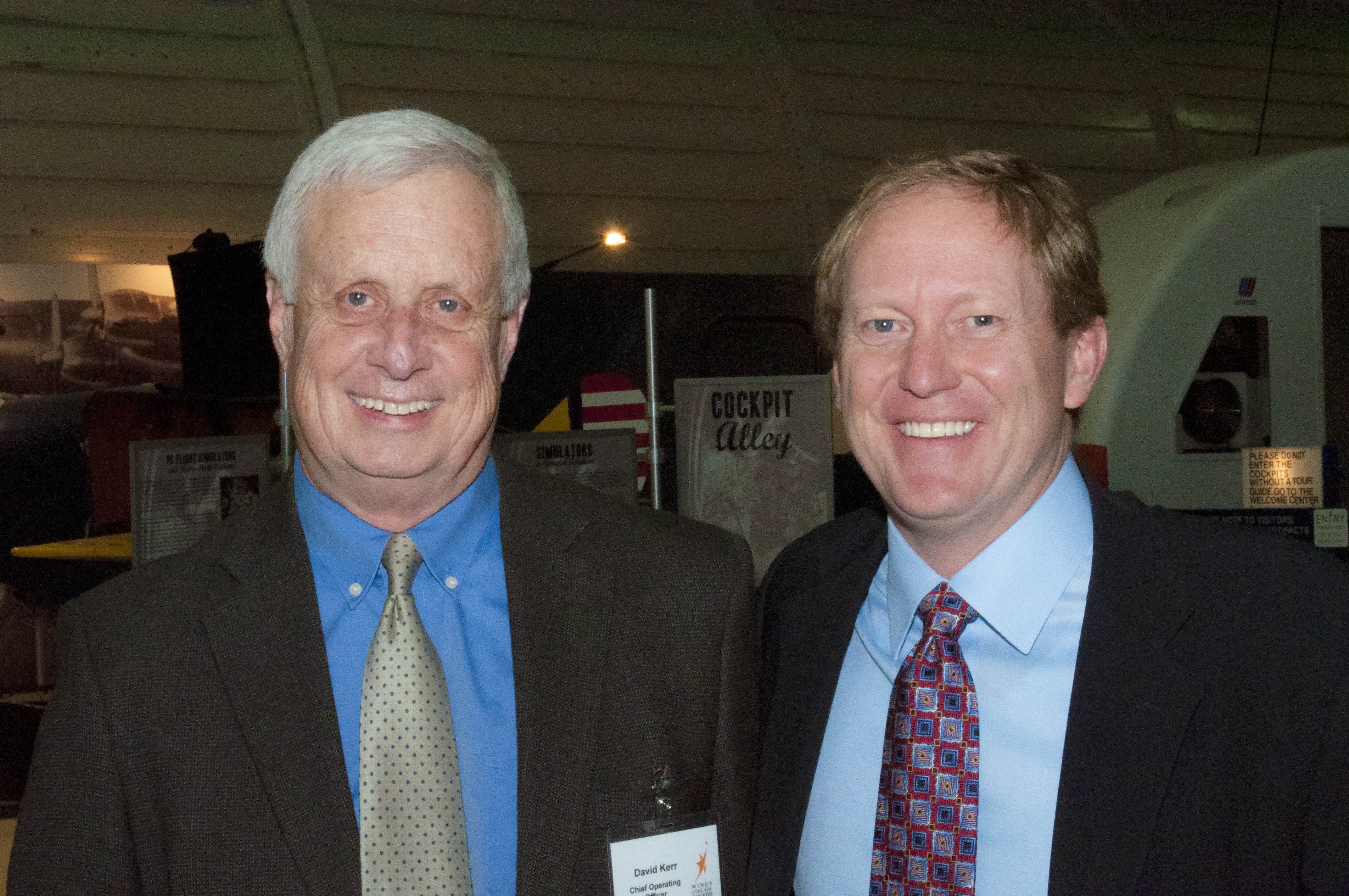 Wings Over the Rockies Chief Operating Officer David Kerr, and Big ...