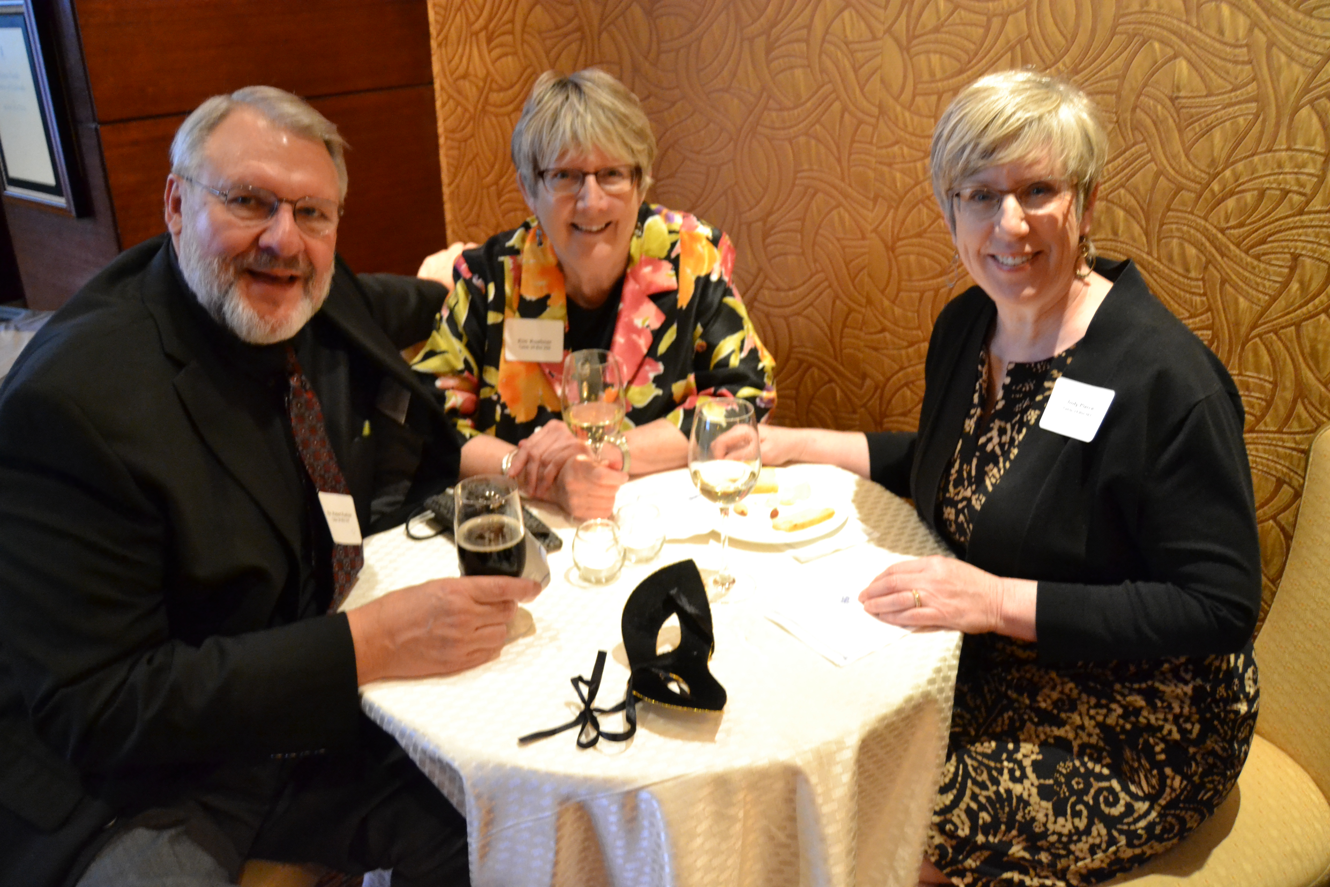 From left: Rev. Robert Kehner, Kim Kuehner, and Jody Pierce
