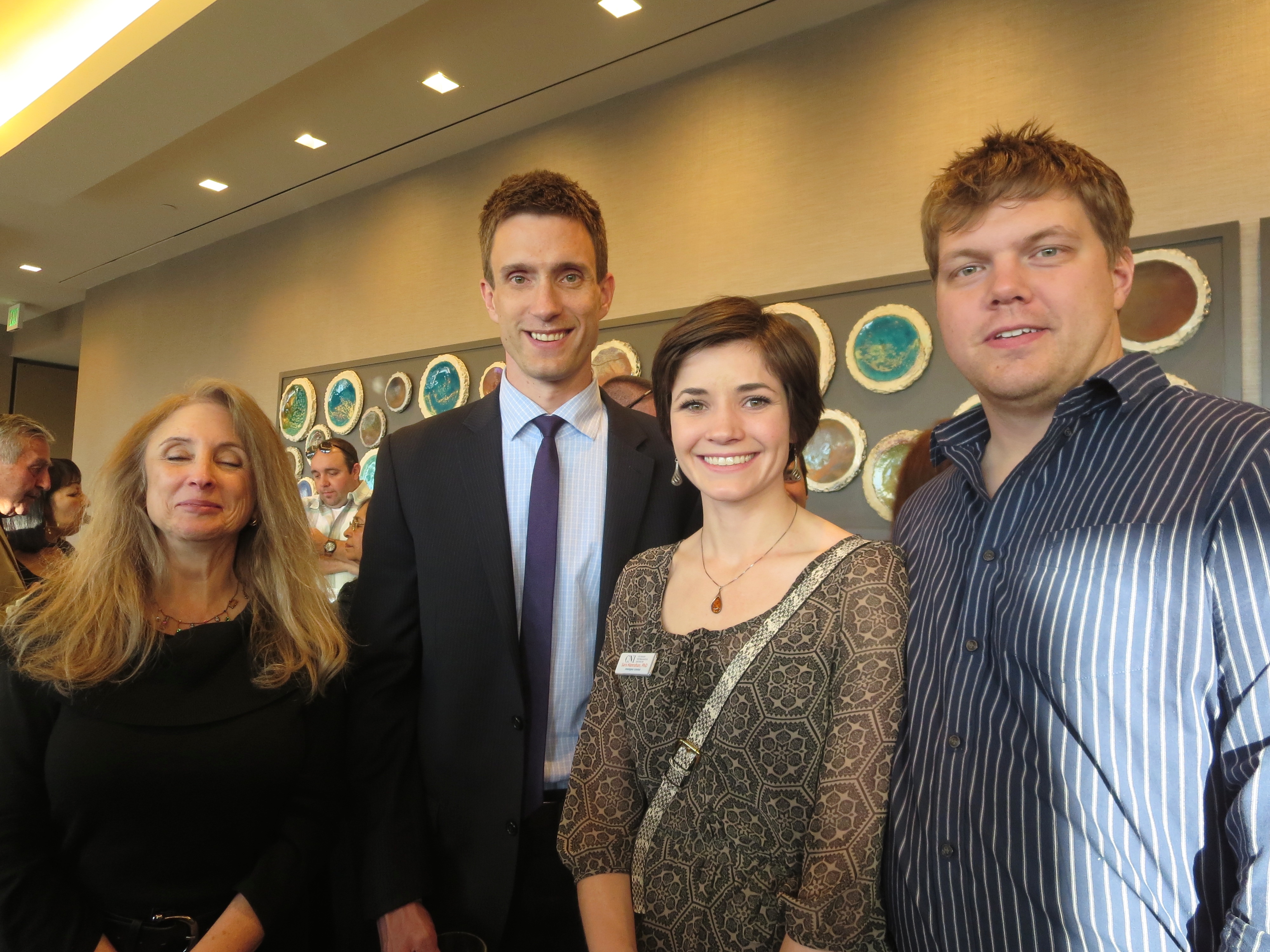 L to R: Lisa May, Joel Martin, Sara Hanrahan, Jacob Hinkle